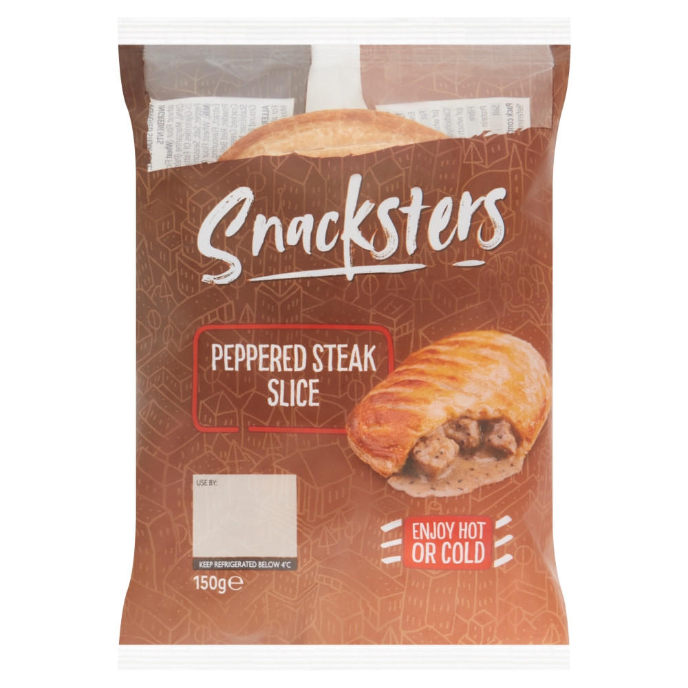 Snacksters Peppered Steak Slice 150g | Slices & Pasties | Iceland Foods