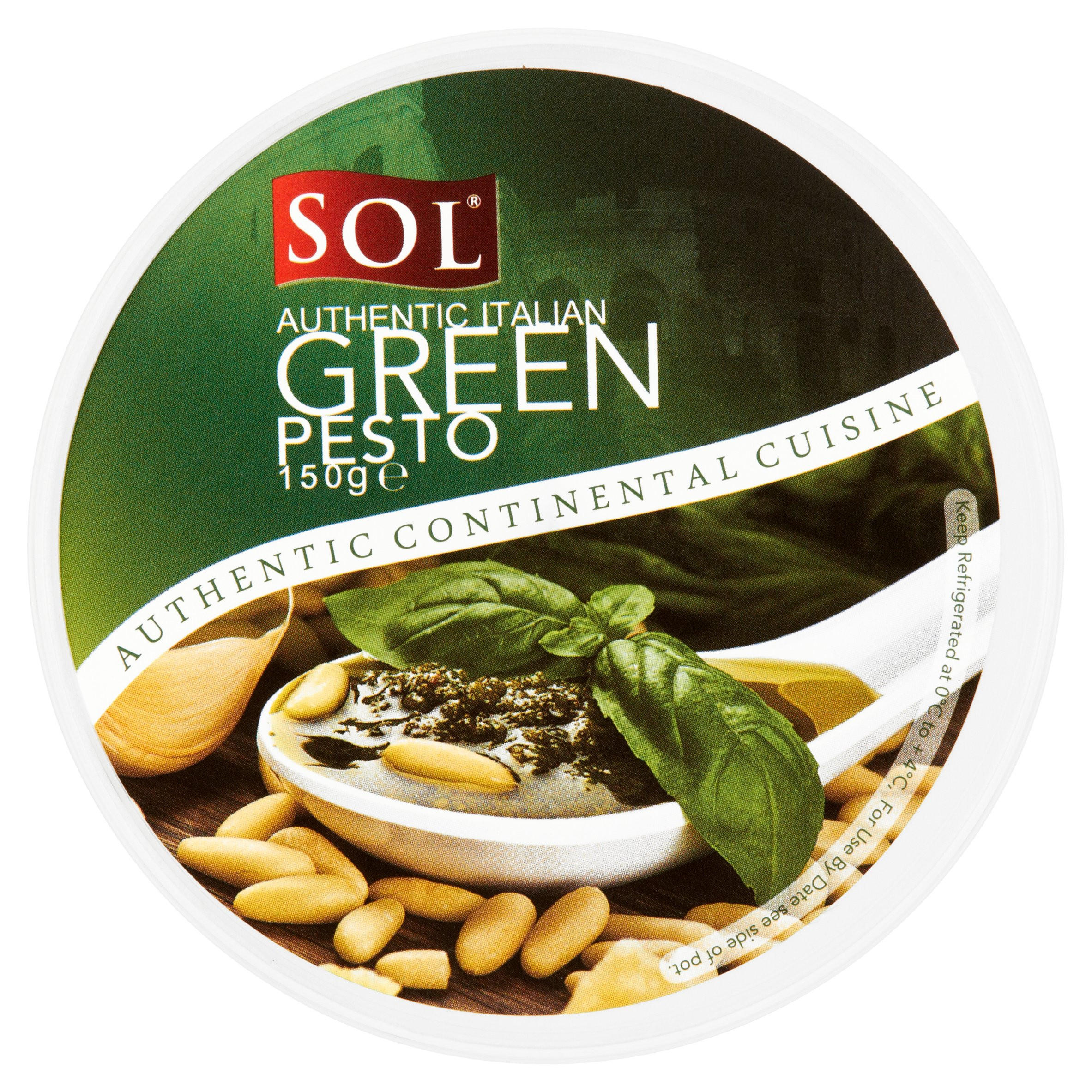 Sol Authentic Italian Green Pesto 150g | Fresh Pasta & Sauce | Iceland ...