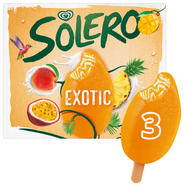 Solero Ice Cream Exotic 3 X 90 Ml Ice Cream Cones Sticks Bars