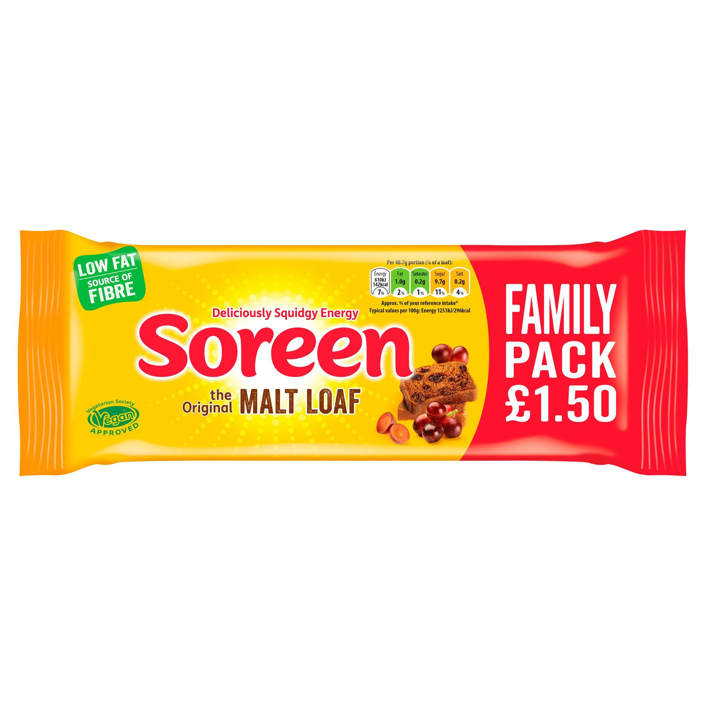 Soreen Original Malt Loaf 390g | Fruit Loaves, Teacakes & Scones ...