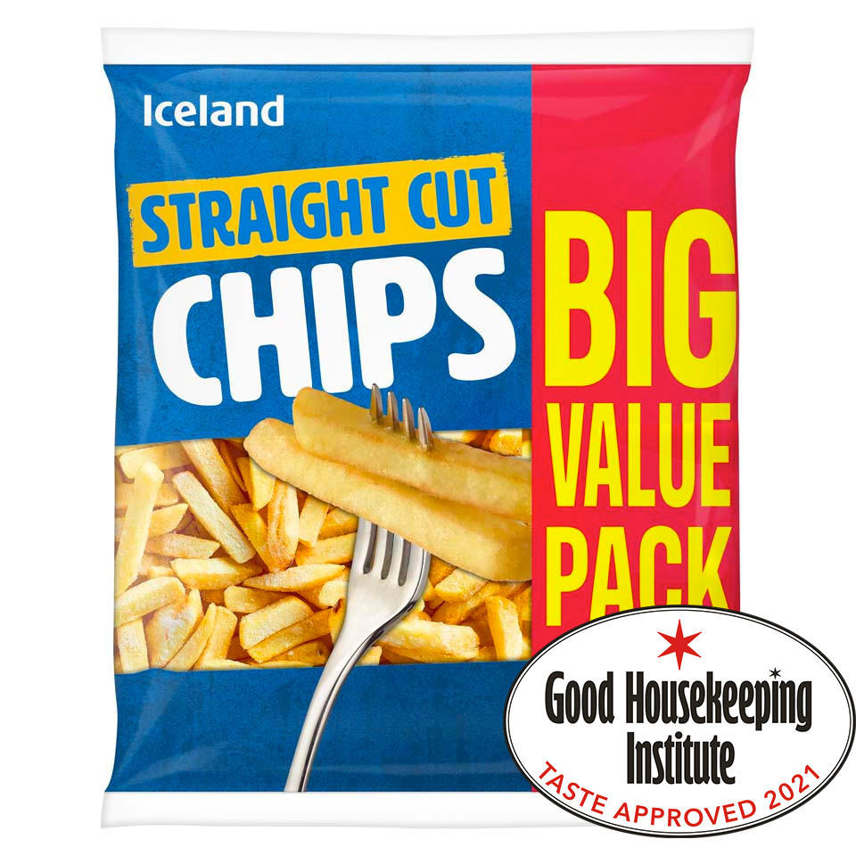 Iceland Straight Cut Chips 2.55kg | Chips & Fries | Iceland Foods