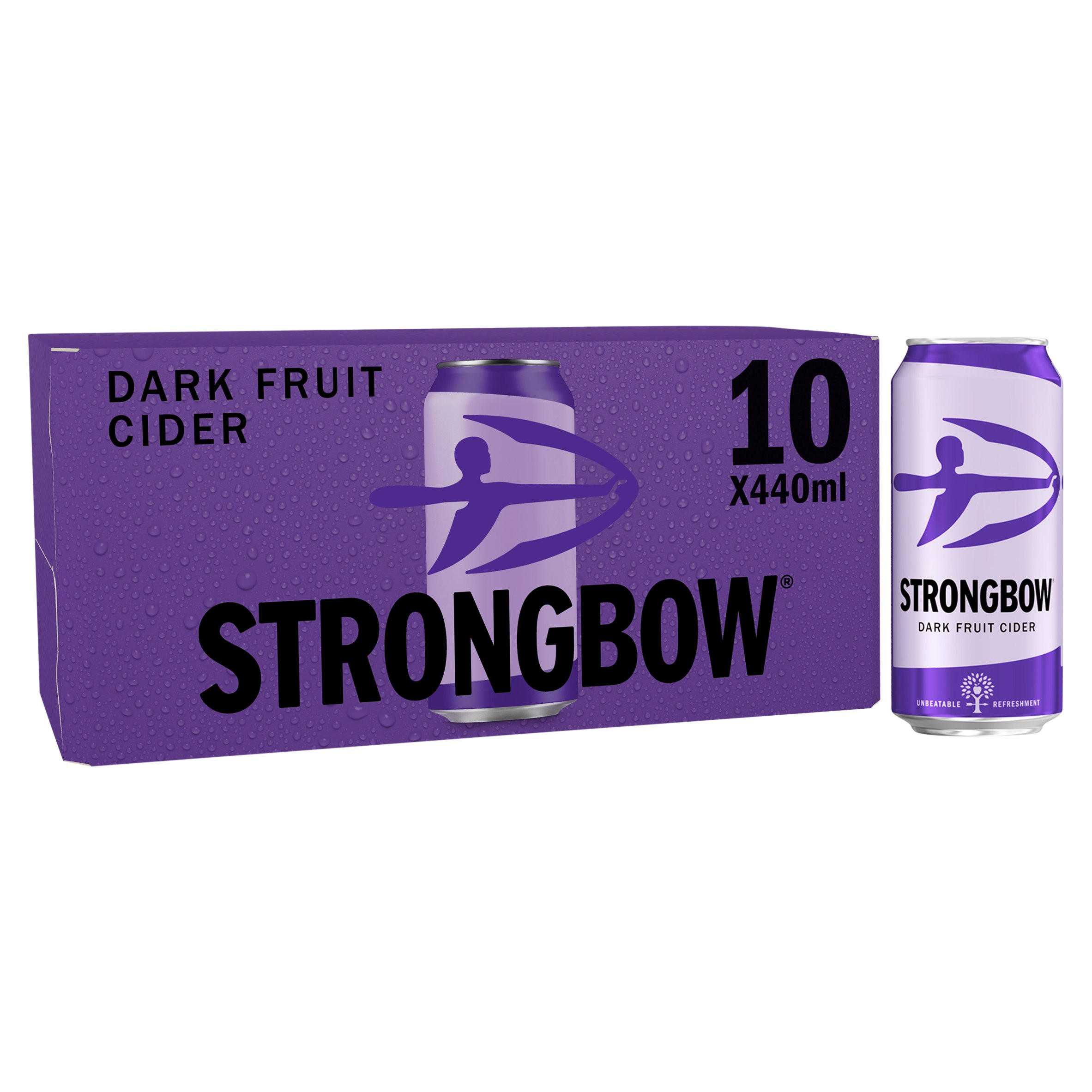 Strongbow Dark Fruit Cider Can 10x440ml | Cider | Iceland Foods