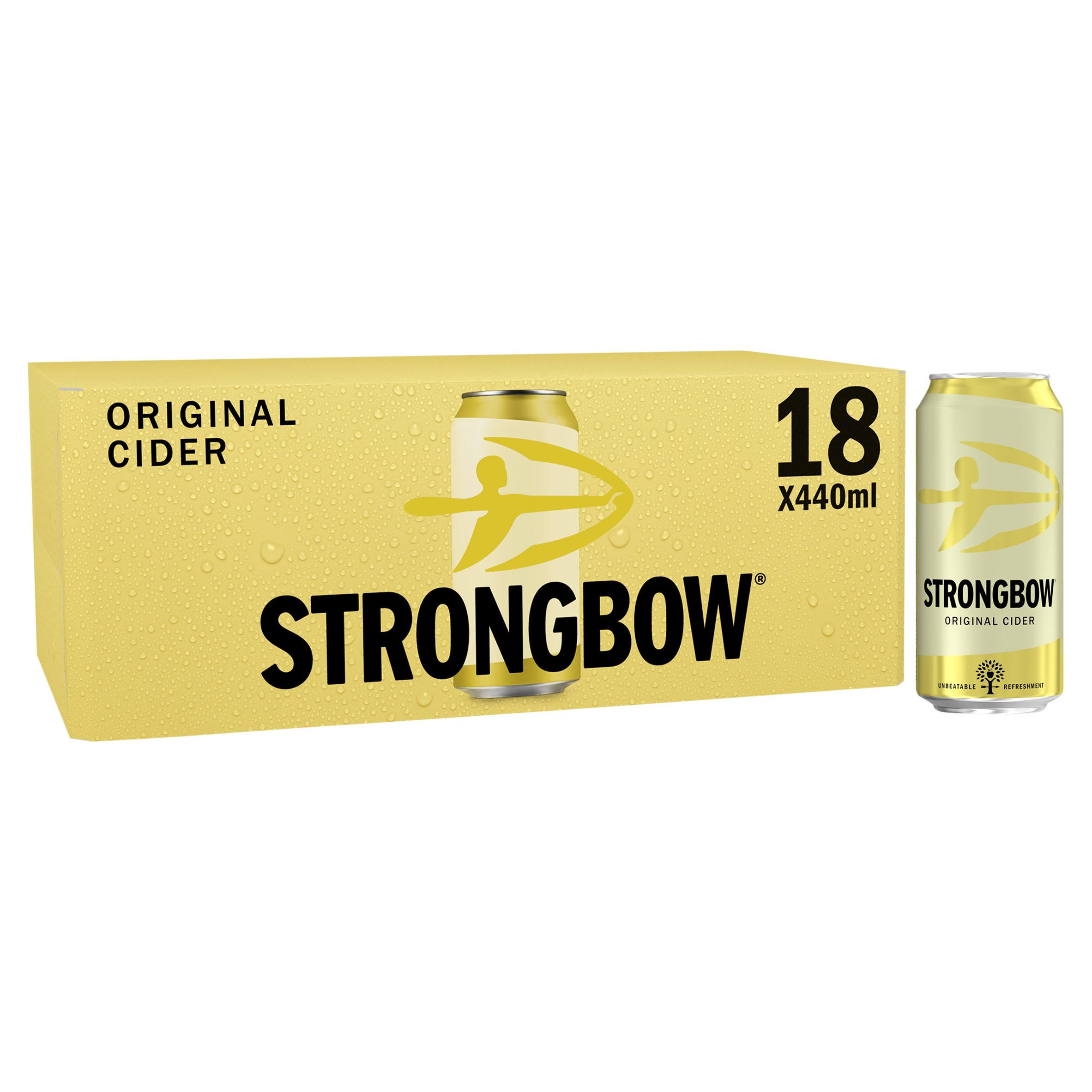 Strongbow Original Cider Can 18x440ml | Cider | Iceland Foods