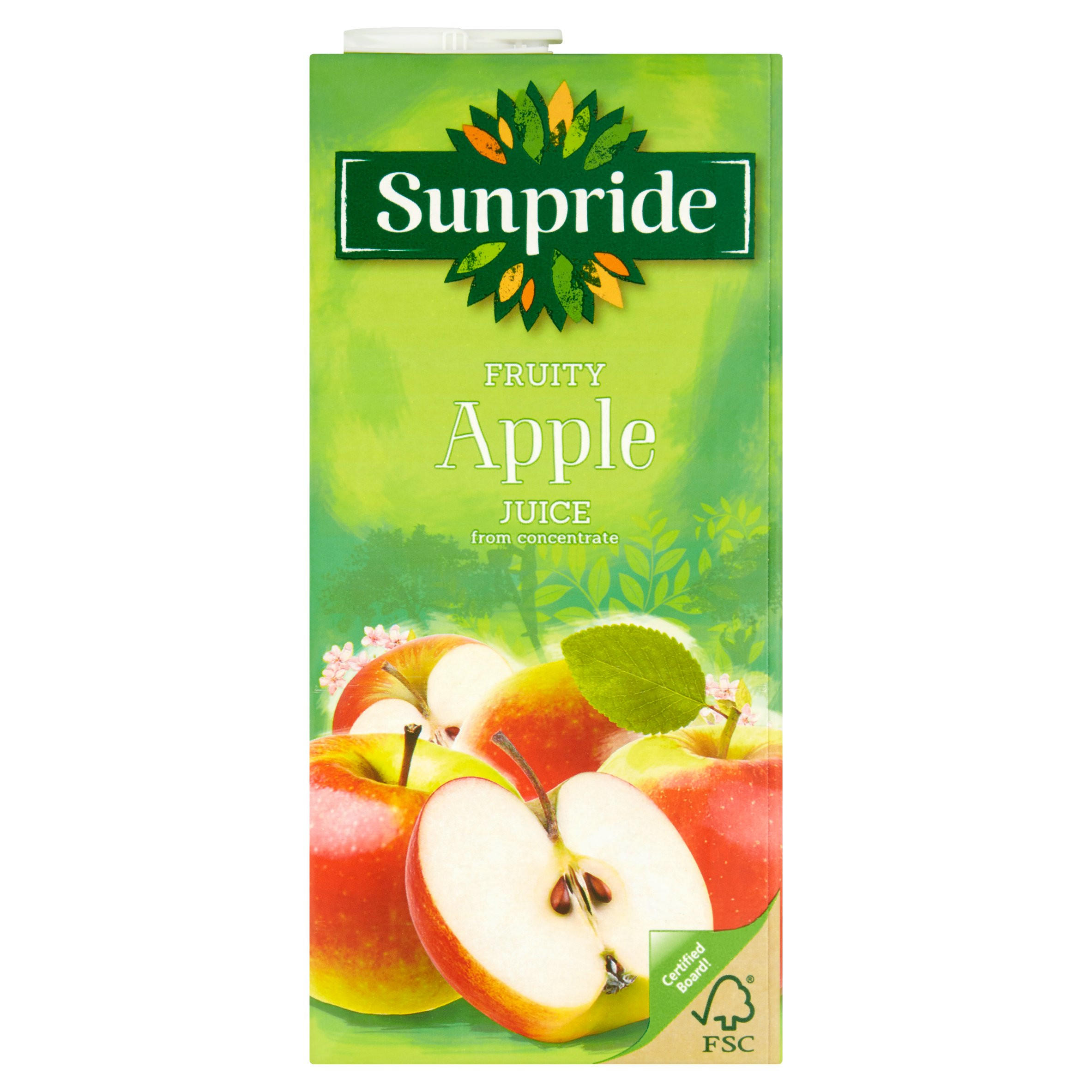 Sunpride Fruity Apple Juice from Concentrate 1 Litre | Fruit Juice ...