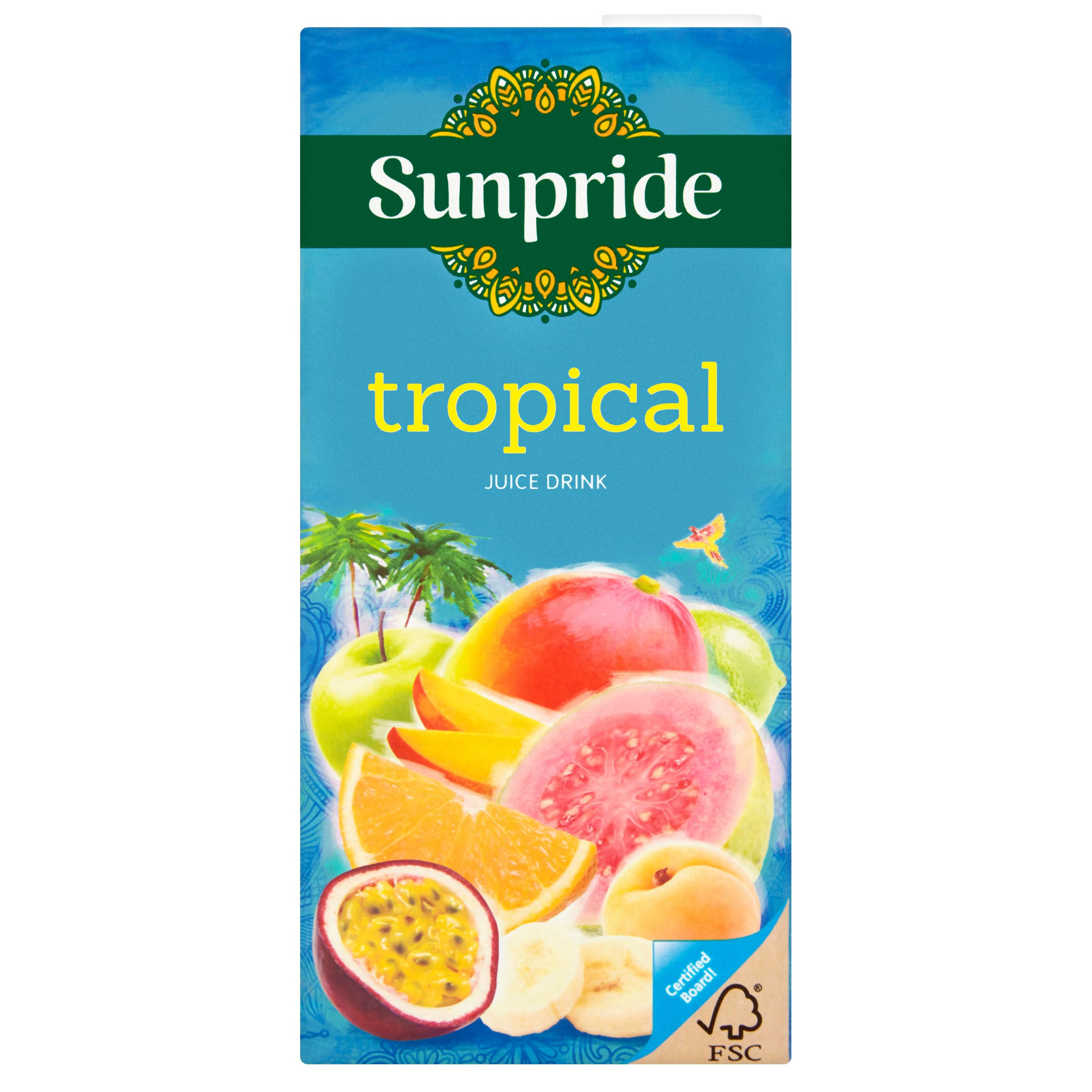 Sunpride Tropical Juice Drink 1 Litre | Fruit Juice | Iceland Foods