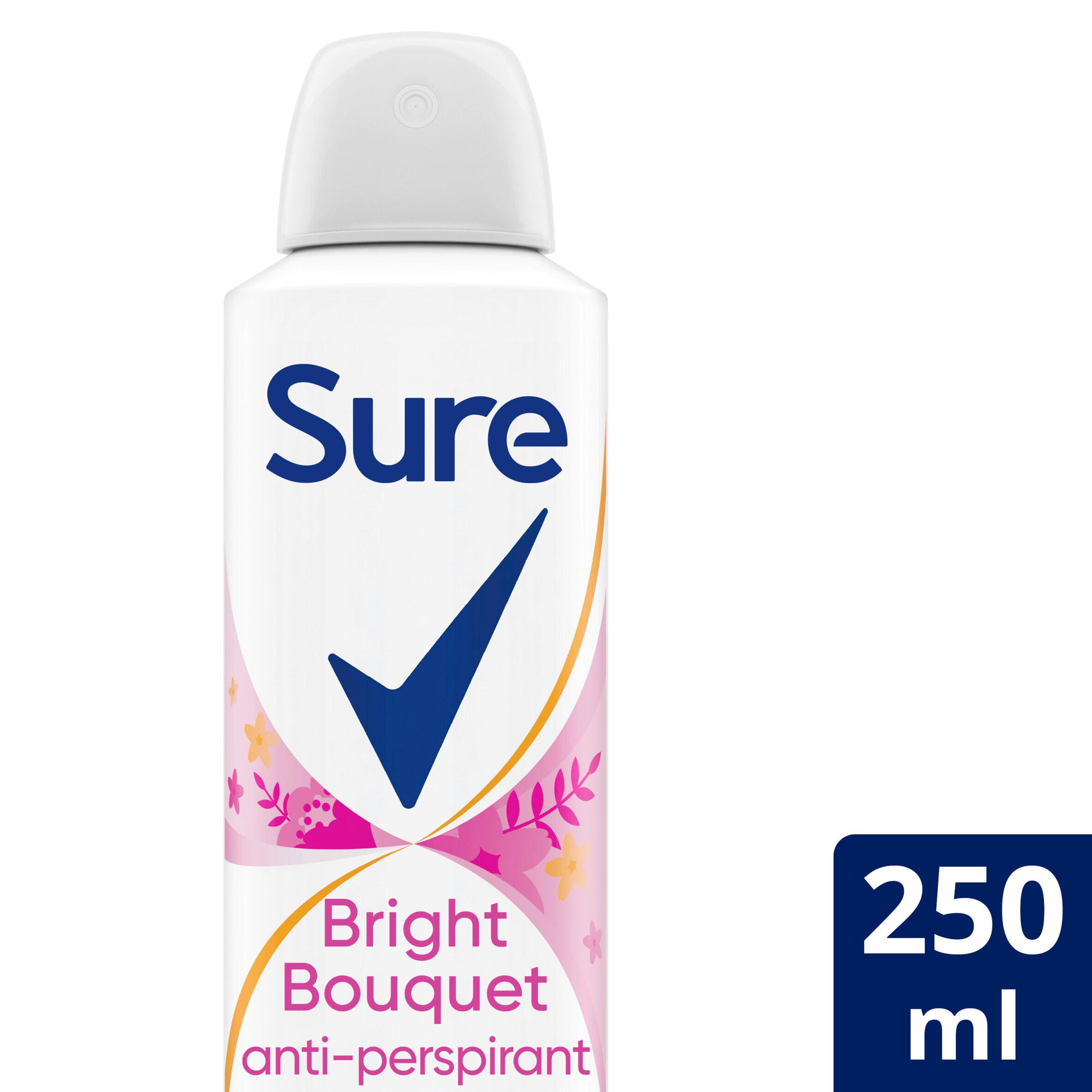 Sure Bright Bouquet Anti-perspirant Aerosol 250 ml | Toiletries ...