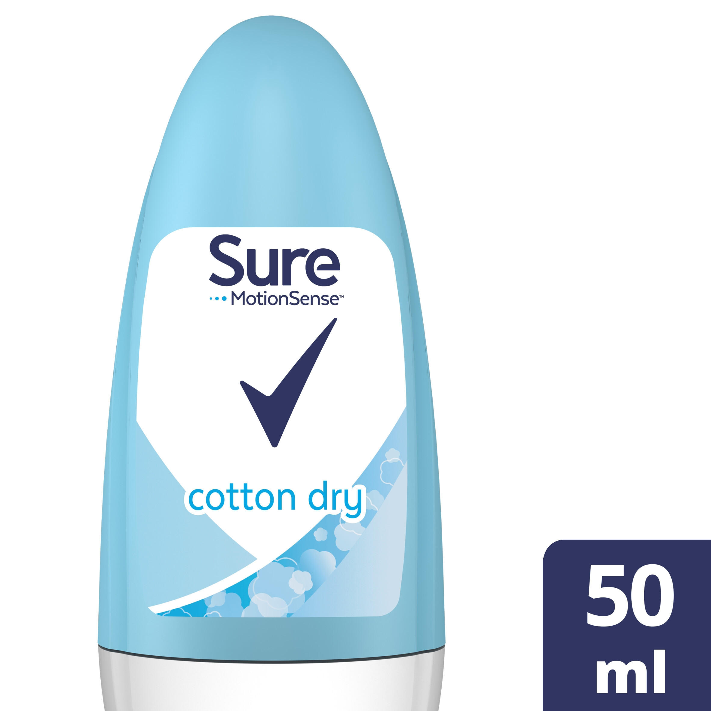 Sure Women Anti-perspirant Deodorant Roll-On Cotton Dry 50 ml | Womens ...