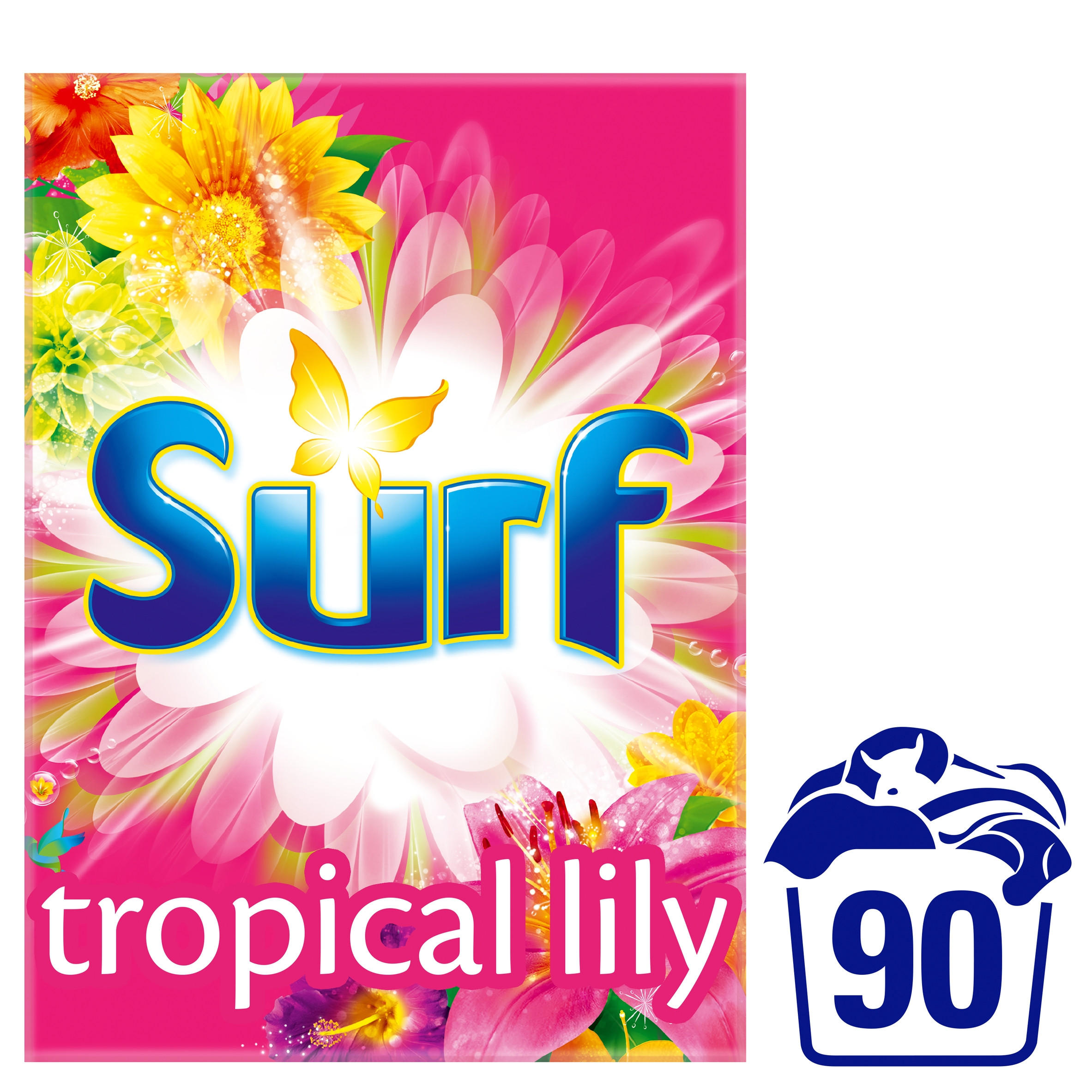 Surf Tropical Lily Washing Powder 90 Wash 6.3kg | Washing Powders ...