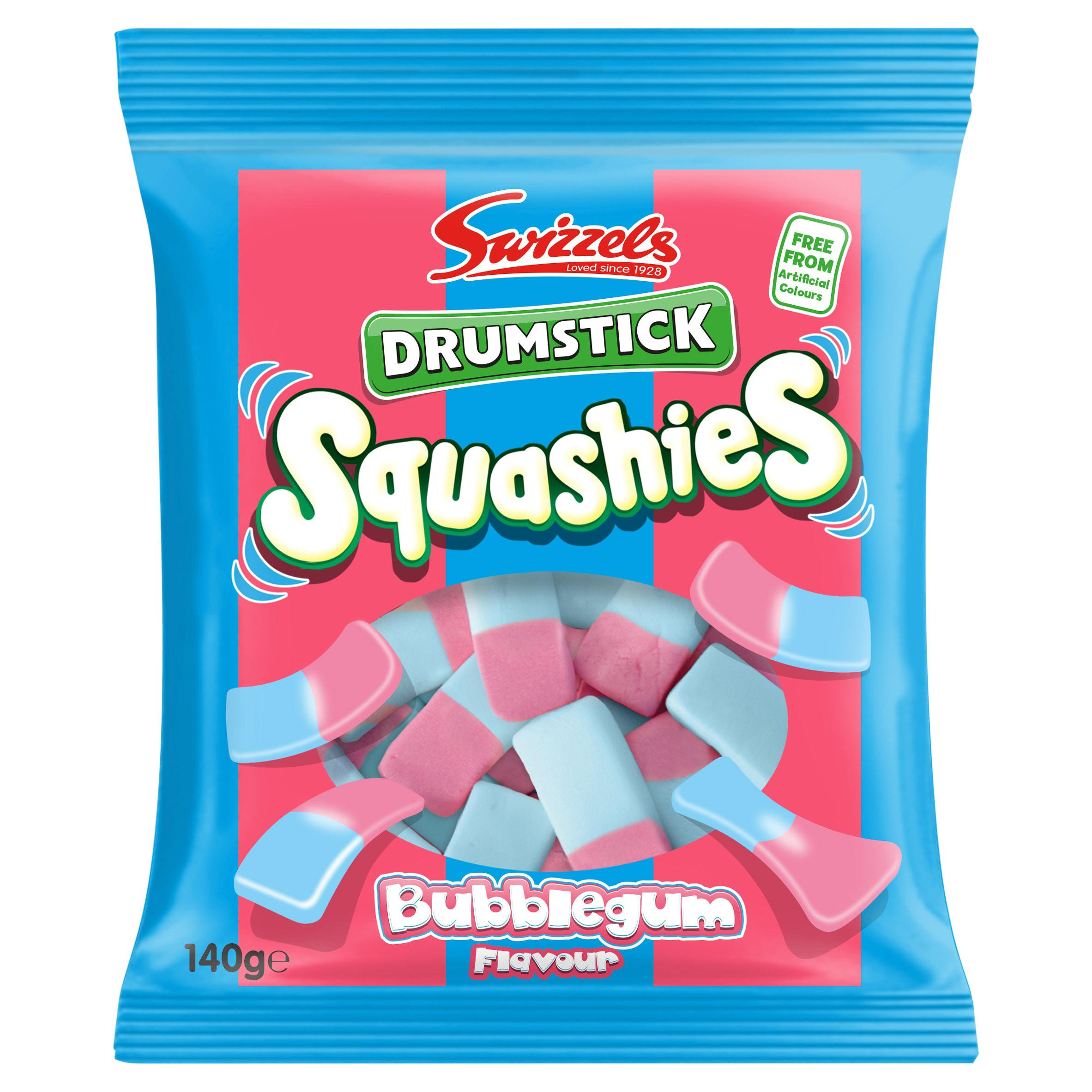 Swizzels Drumstick Squashies Bubblegum Flavour 140g | Sweets | Iceland ...