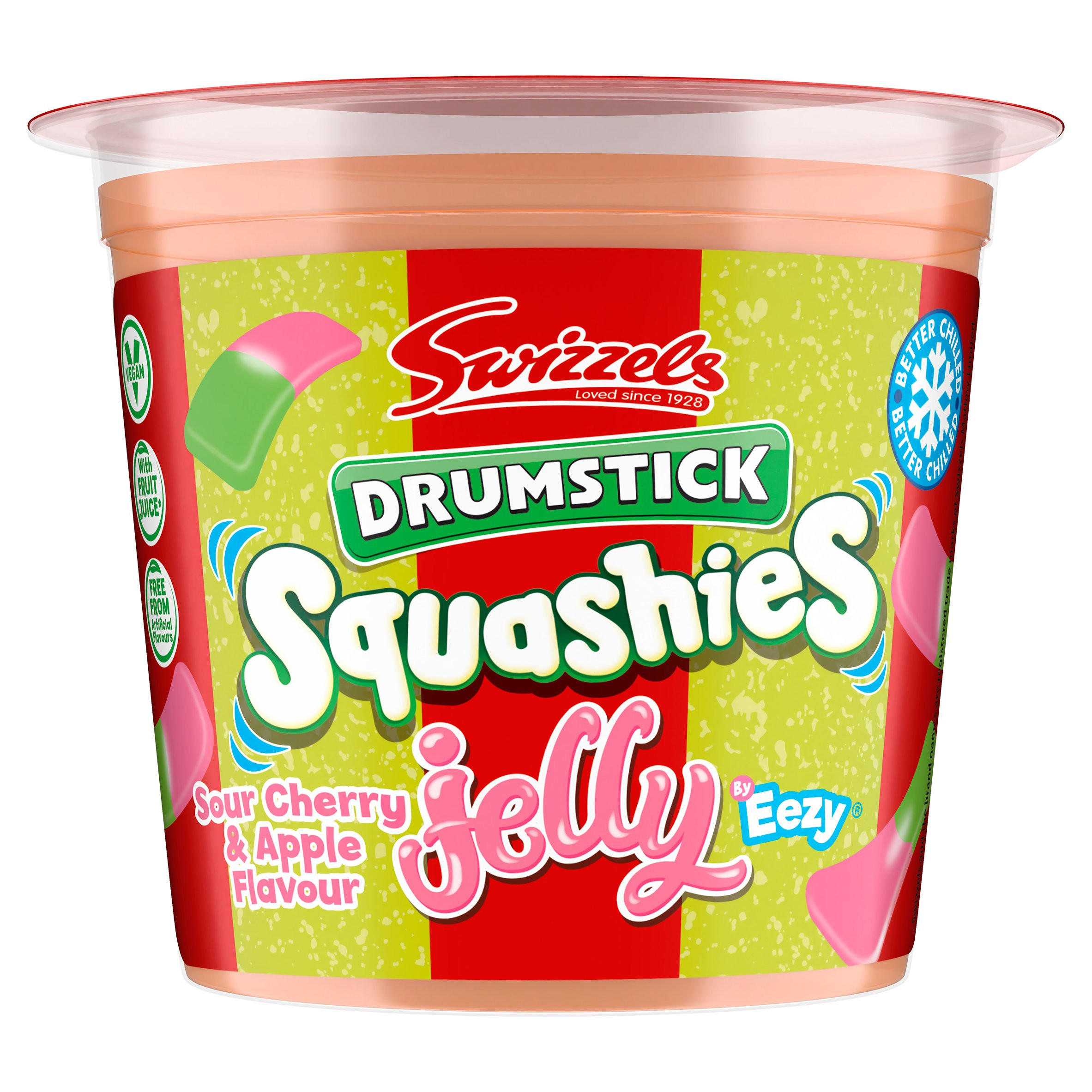 Swizzels Drumstick Squashies Jelly Sour Cherry & Apple Flavour 125g ...