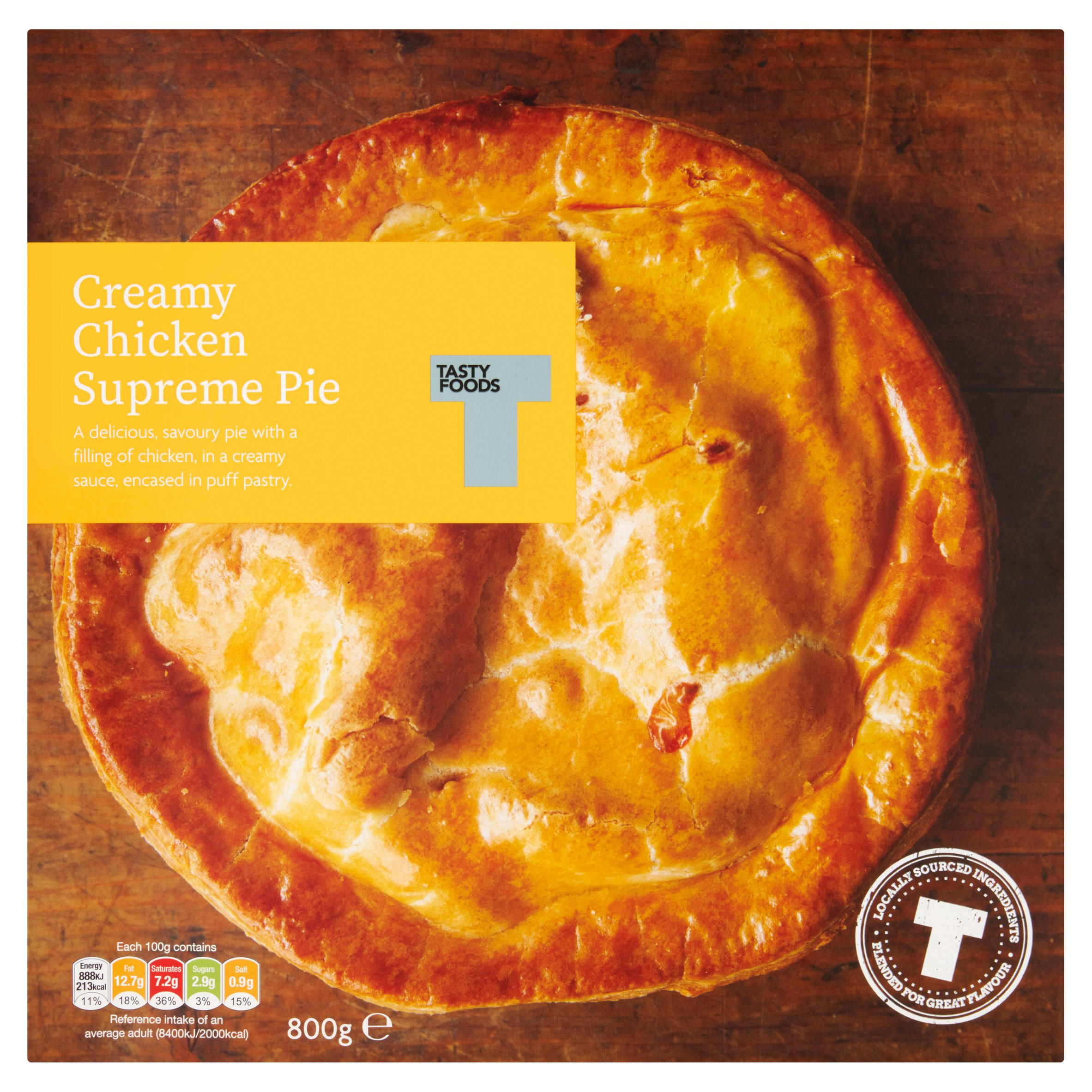 Tasty Foods Creamy Chicken Supreme Pie 800g | Iceland Foods