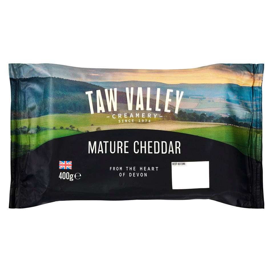 Taw Valley Creamery Mature Cheddar 400g | Iceland Foods