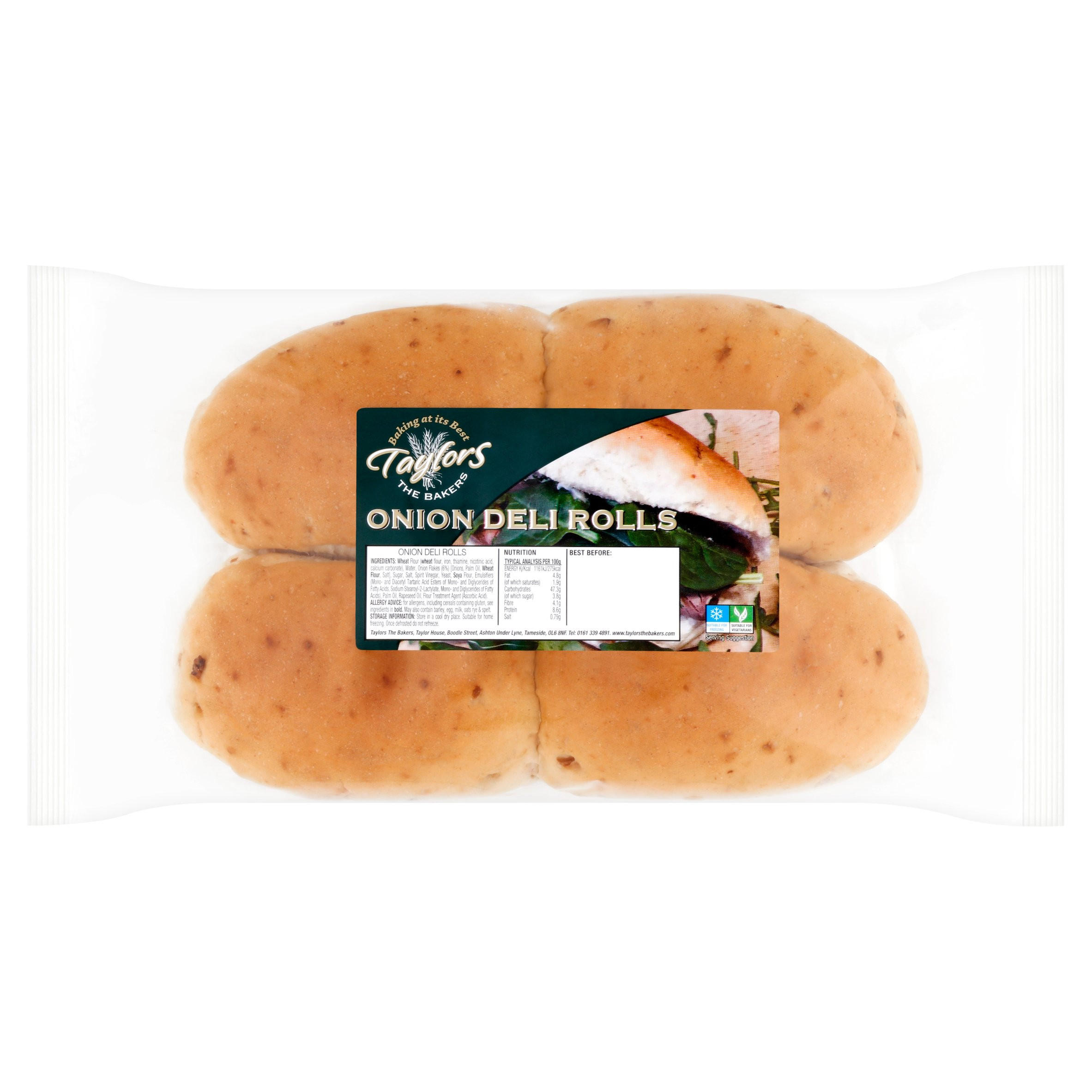 Taylors Onion Deli Rolls | Rolls & Part Baked | Iceland Foods