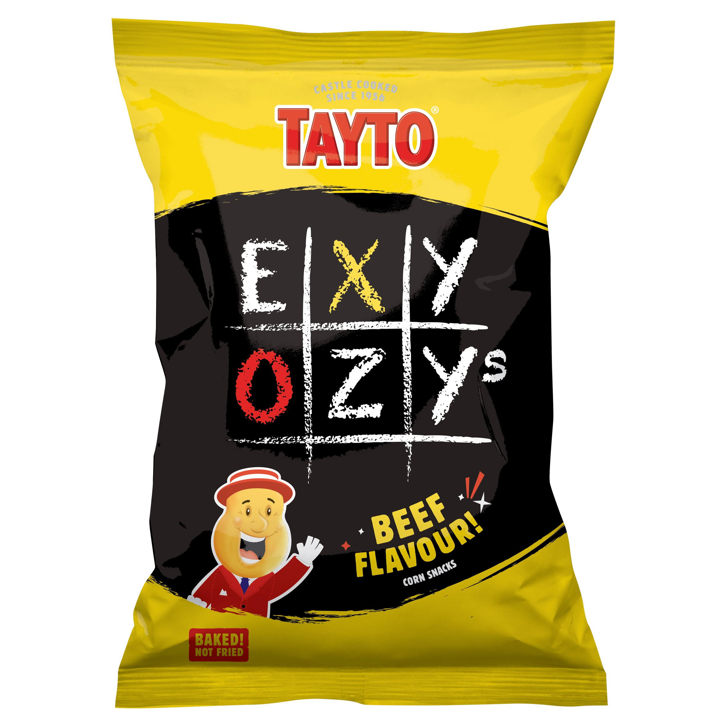 Tayto Beef Flavour! Corn Snacks 80g | Sharing Crisps | Iceland Foods