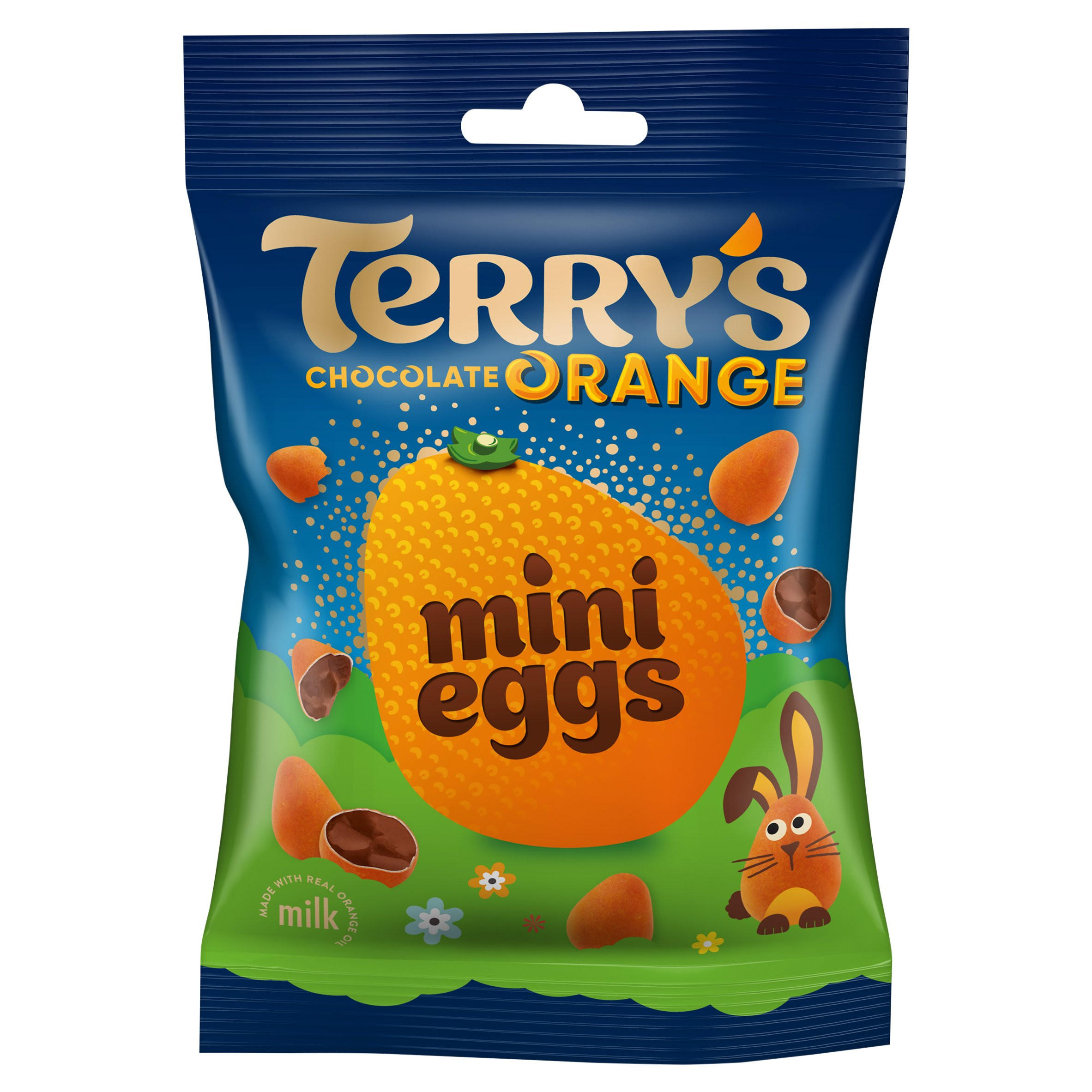 Terry's Chocolate Orange Mini Eggs Milk 80g | Easter Chocolate & Sweets ...