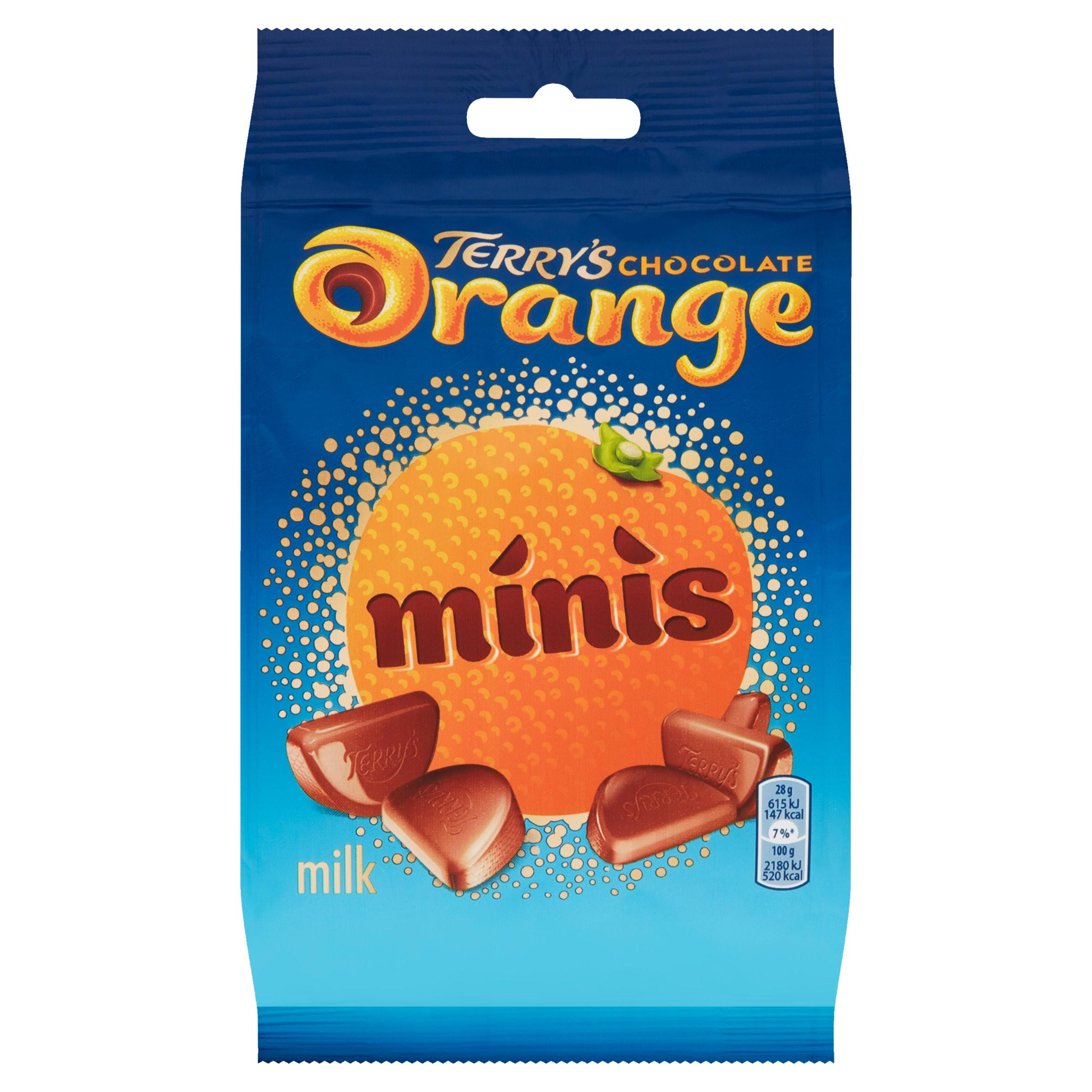 Terry's Chocolate Orange Minis Milk 125g | Single Chocolate Bars & Bags ...