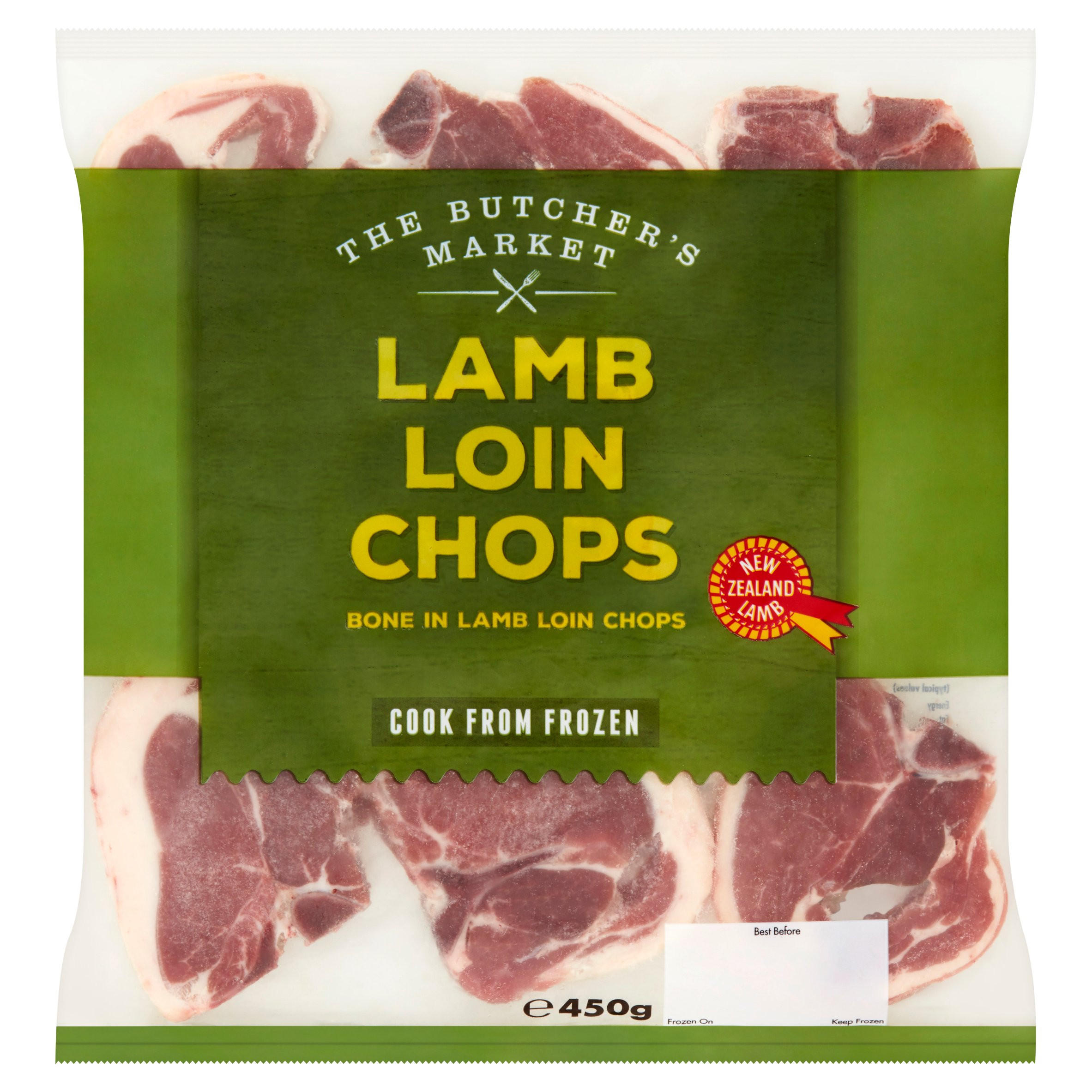 The Butcher's Market Lamb Loin Chops 450g | Lamb | Iceland Foods