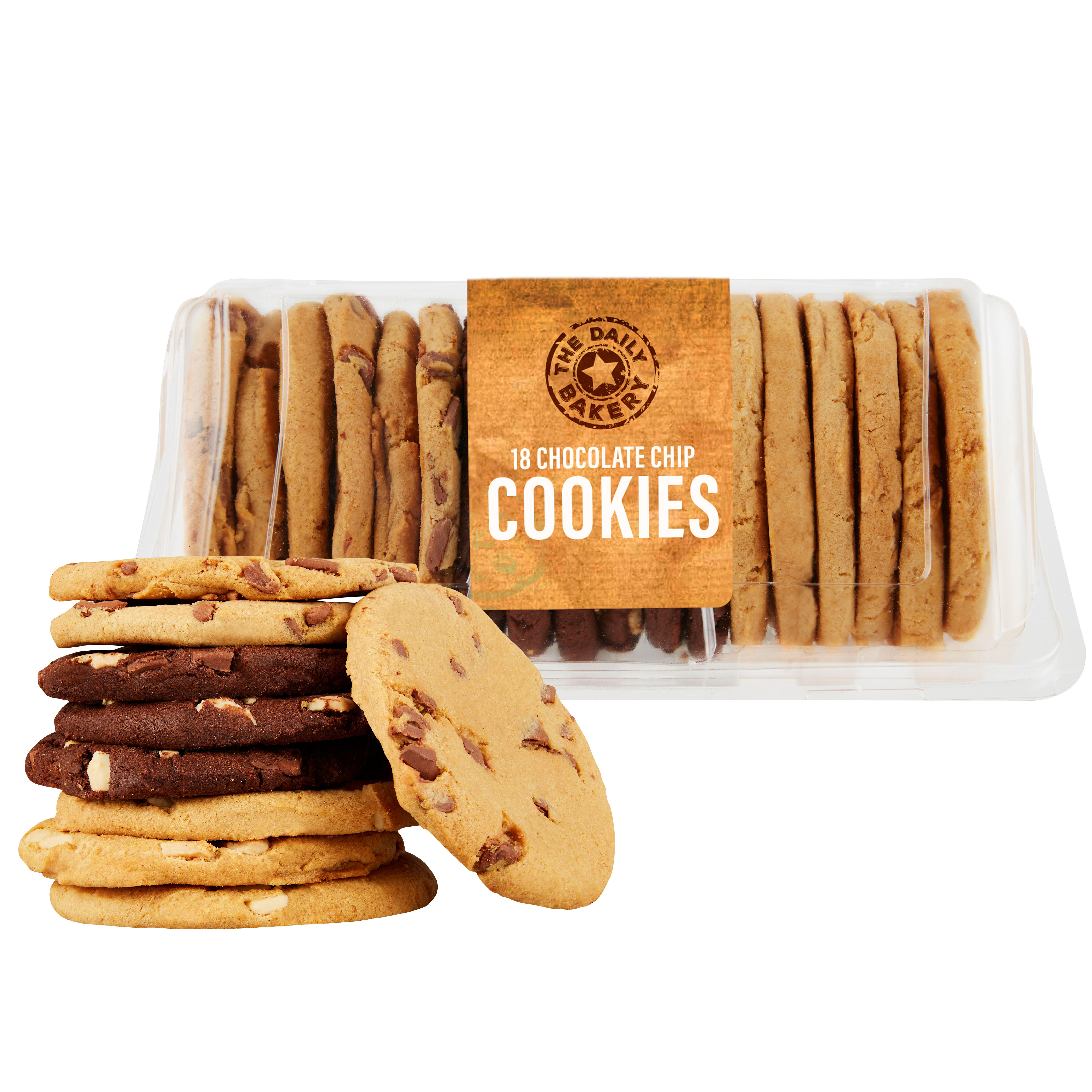 The Daily Bakery 18pk Chocolate Cookies | Iceland Foods