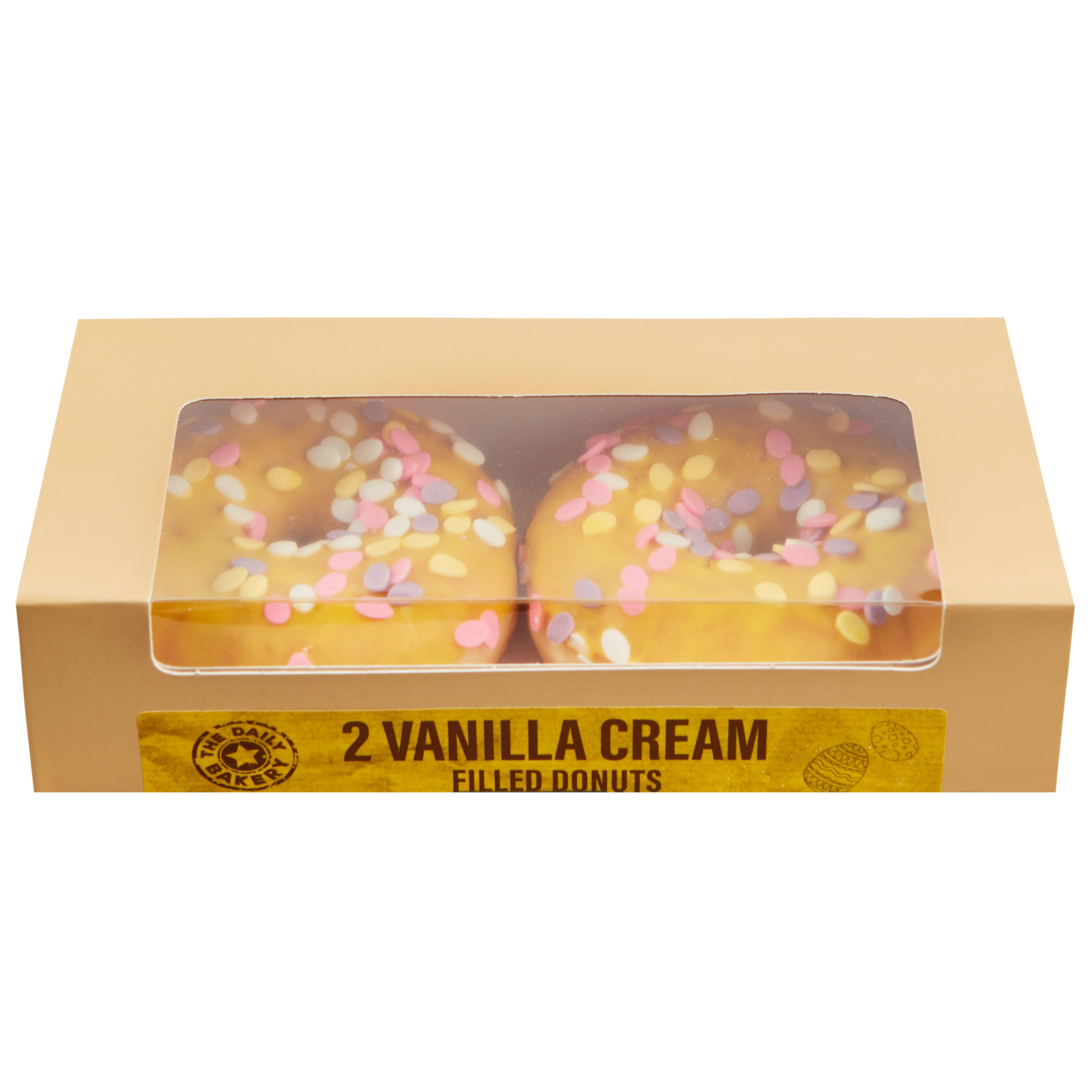 The Daily Bakery 2pk Vanilla Cream Filled Donuts | The Daily Bakery ...