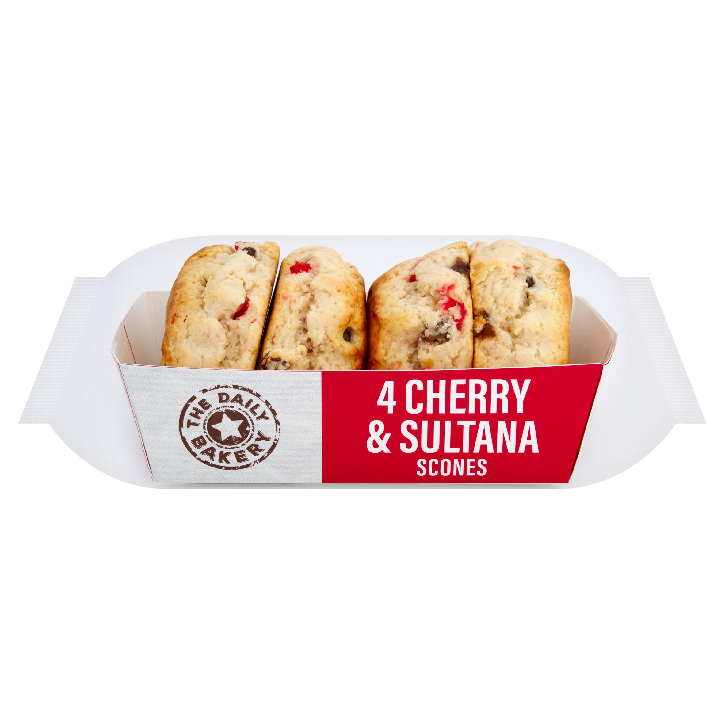 The Daily Bakery 4 Cherry & Sultana Scones | The Daily Bakery | Iceland ...