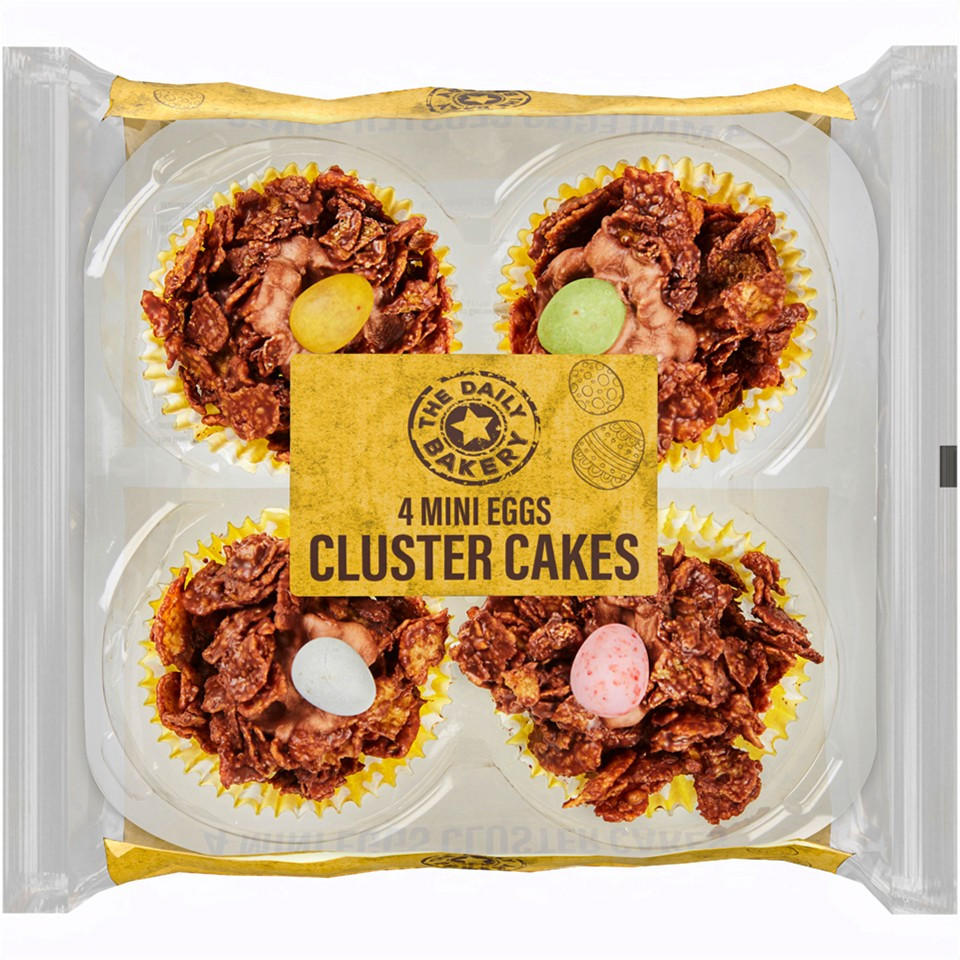 The Daily Bakery 4 Mini Eggs Cluster Cakes | Mini Rolls & Cake Bars ...