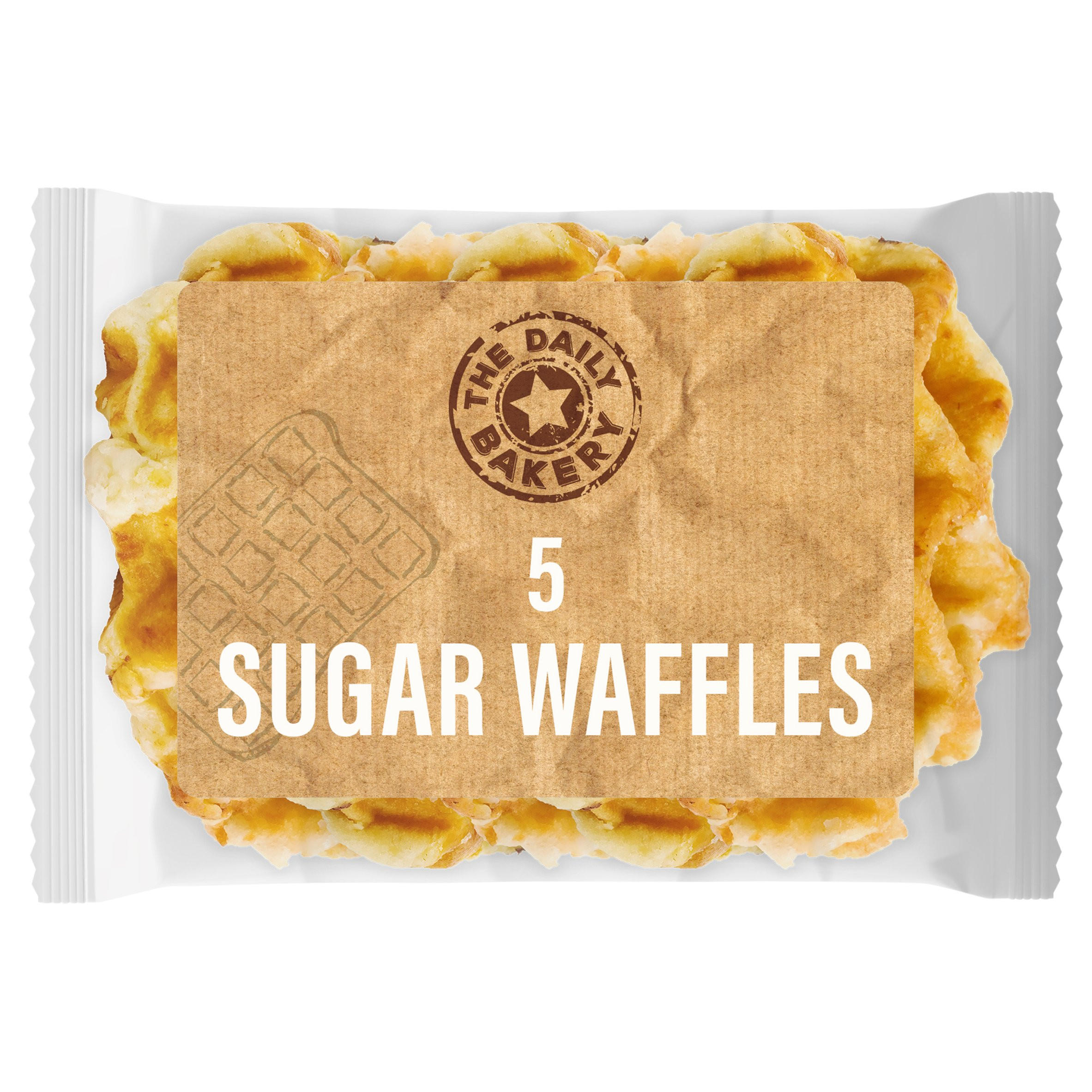 The Daily Bakery 5pk Sugar Waffles | The Daily Bakery | Iceland Foods