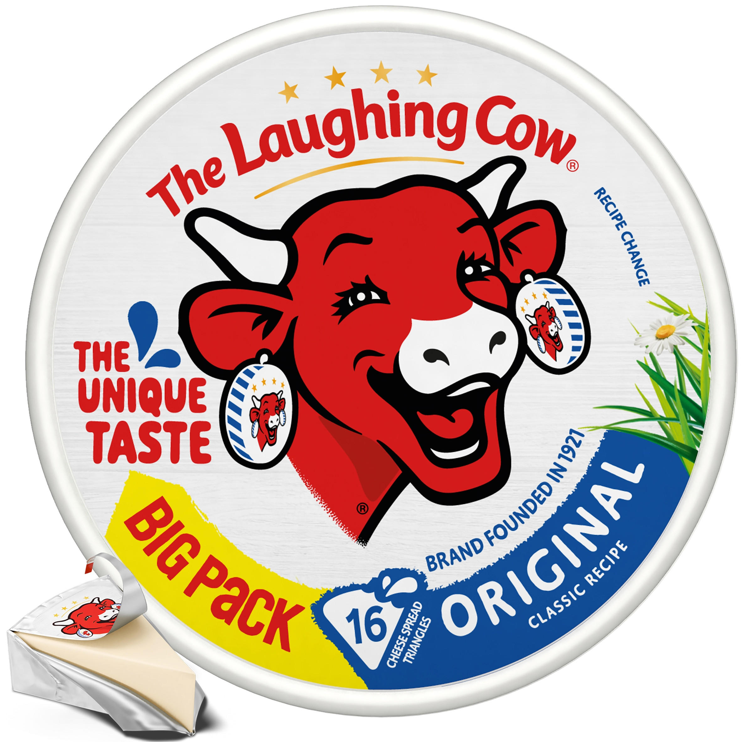 The Laughing Cow 16 Original Cheese Spread Triangles 267g | Iceland Foods