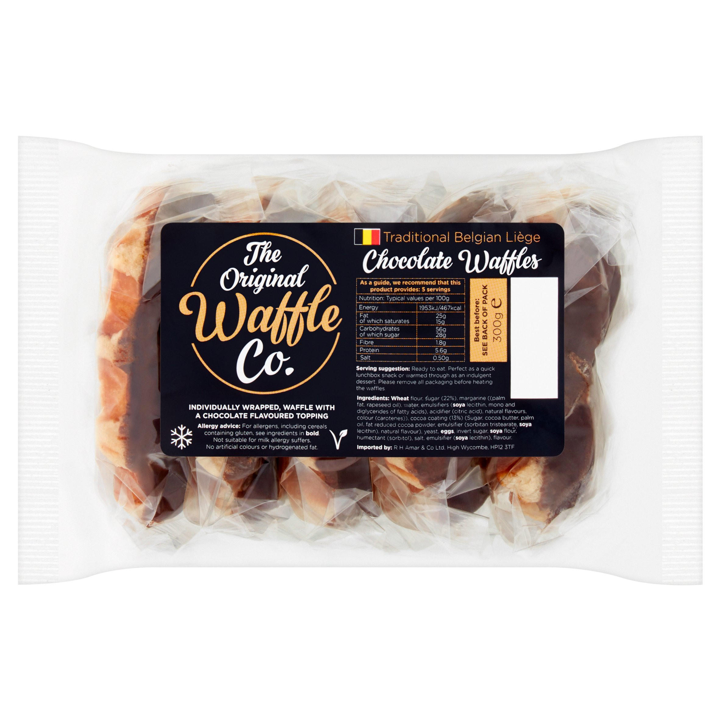 The Original Waffle Co. Chocolate Waffles 300g | Ice Cream Wafers ...