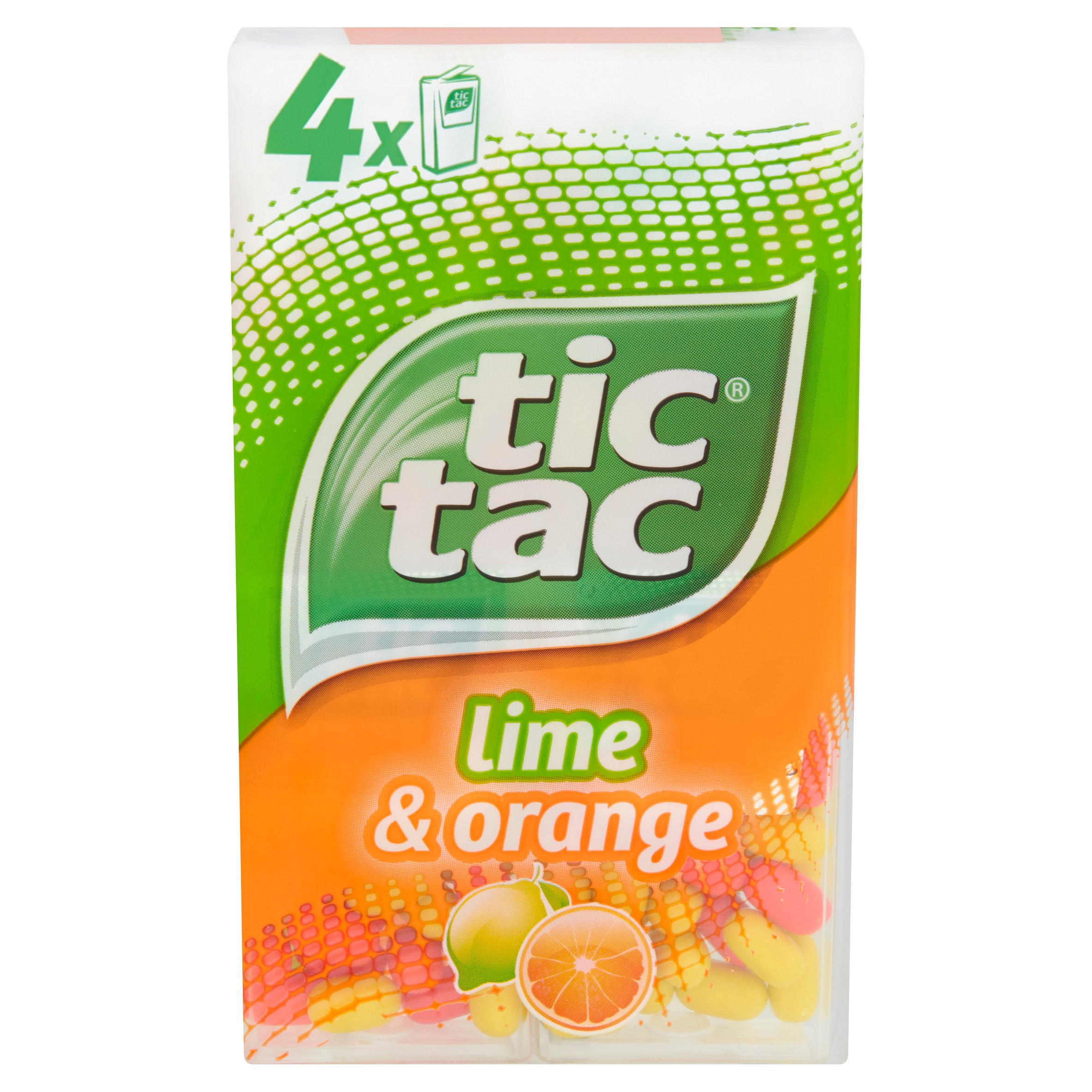 Tic Tac Lime & Orange Multipack 4 x 16g (64g) | Chewing Gum & Mints ...