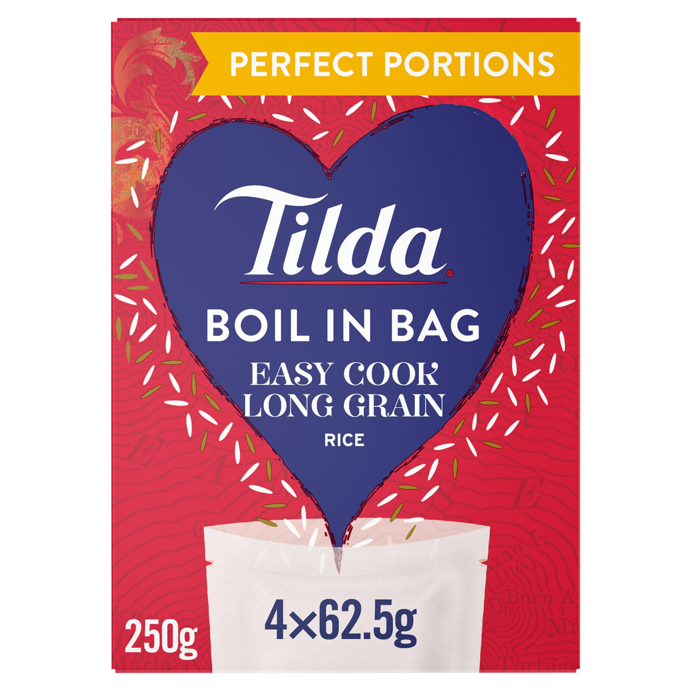 Tilda Boil in Bag Easy Cook Long Grain Rice 250g | Rice, Pasta ...
