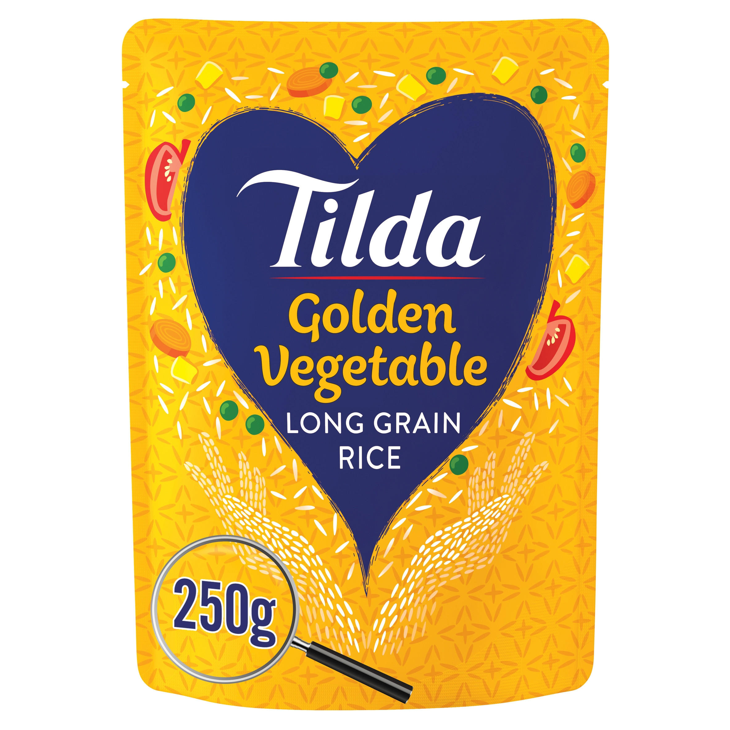 Tilda Classics Golden Vegetable Rice 250g | Rice, Grains & Pulses ...