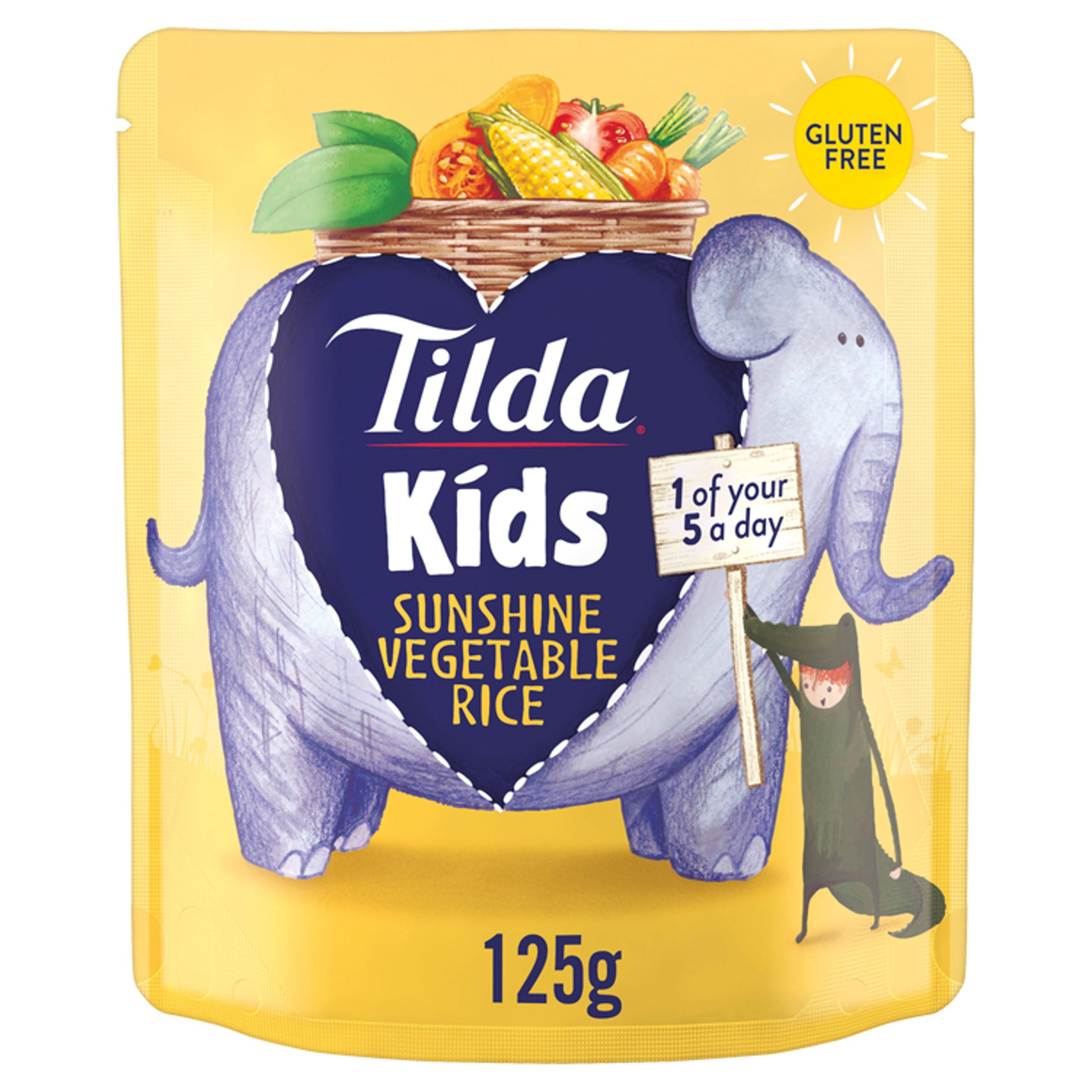 Tilda Kids Sunshine Vegetable Rice 125g | Rice, Grains & Pulses ...