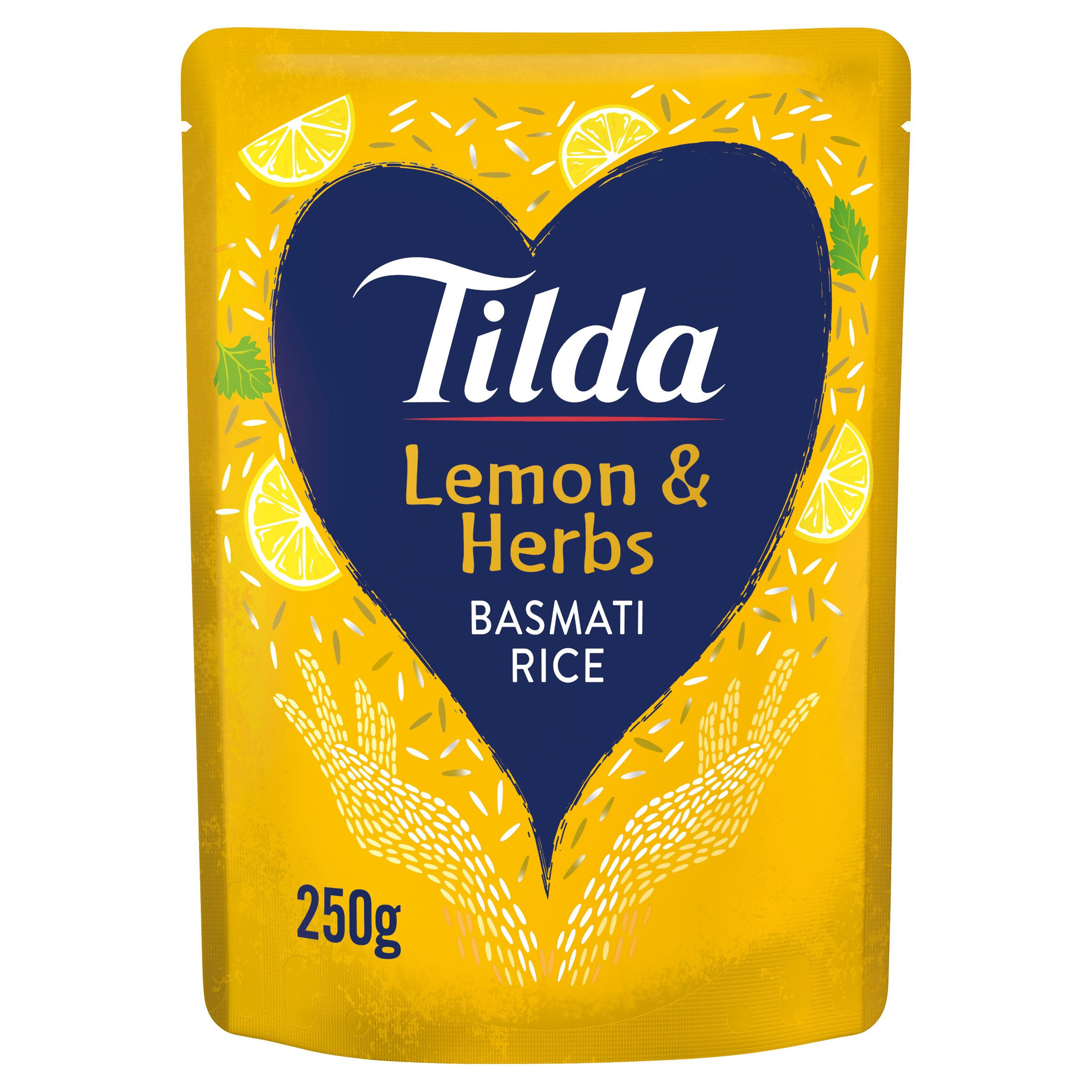 Tilda Microwave Lemon & Herbs Basmati Rice 250g | Rice, Grains & Pulses ...