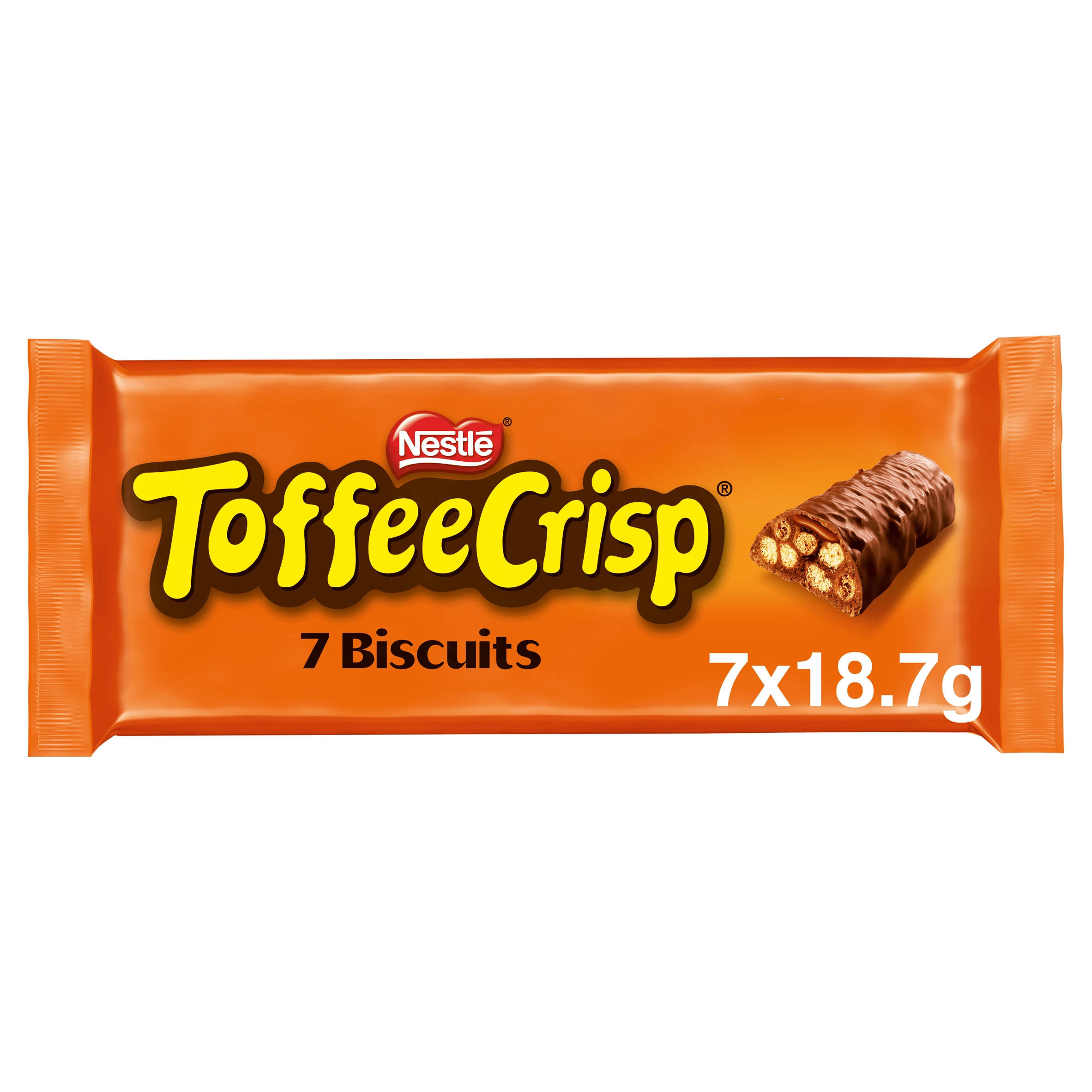 Toffee Crisp Milk Chocolate Biscuit Bar Multipack 7 Pack | Multipacks ...