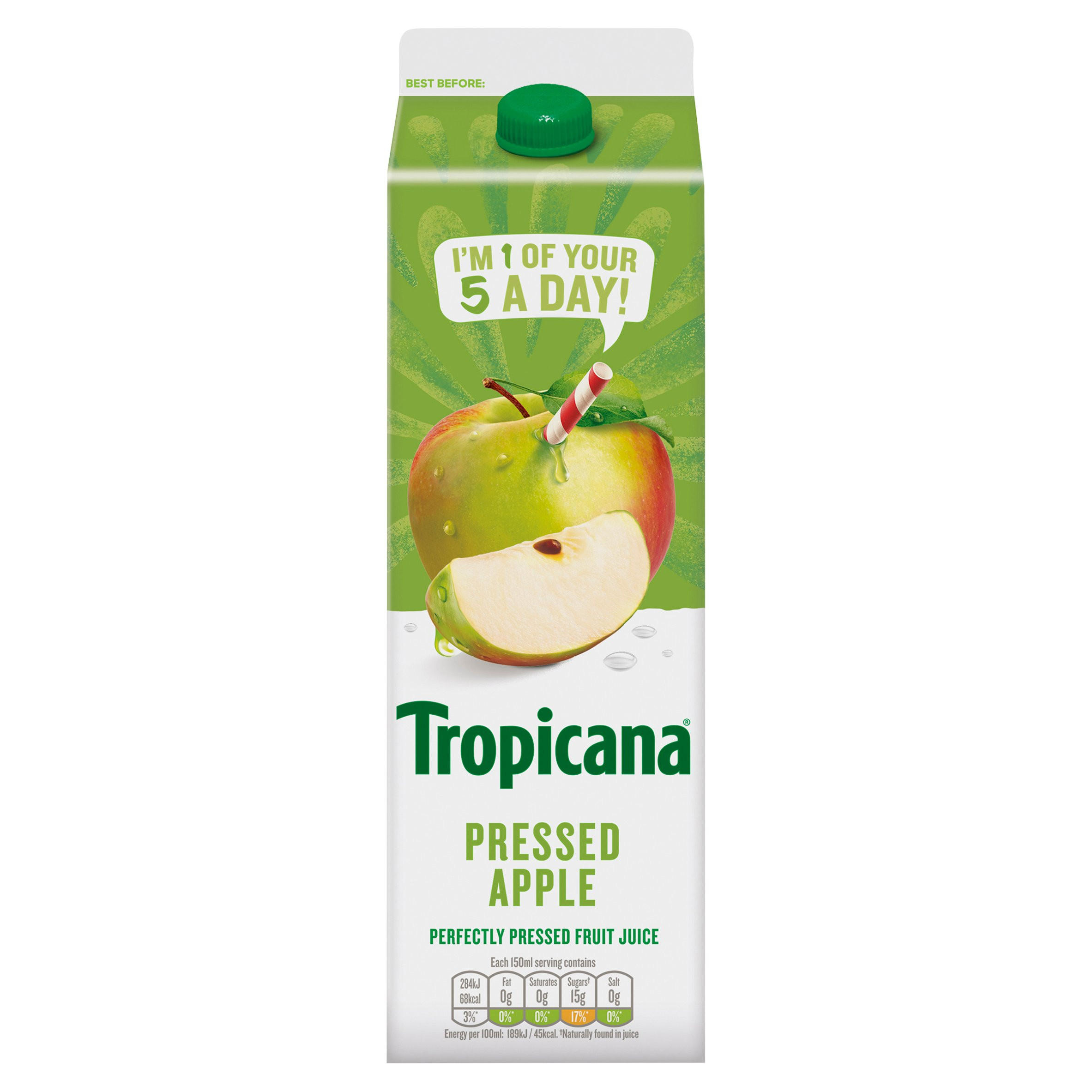 Tropicana Pressed Apple 900ml | Fruit Juice & Smoothies | Iceland Foods