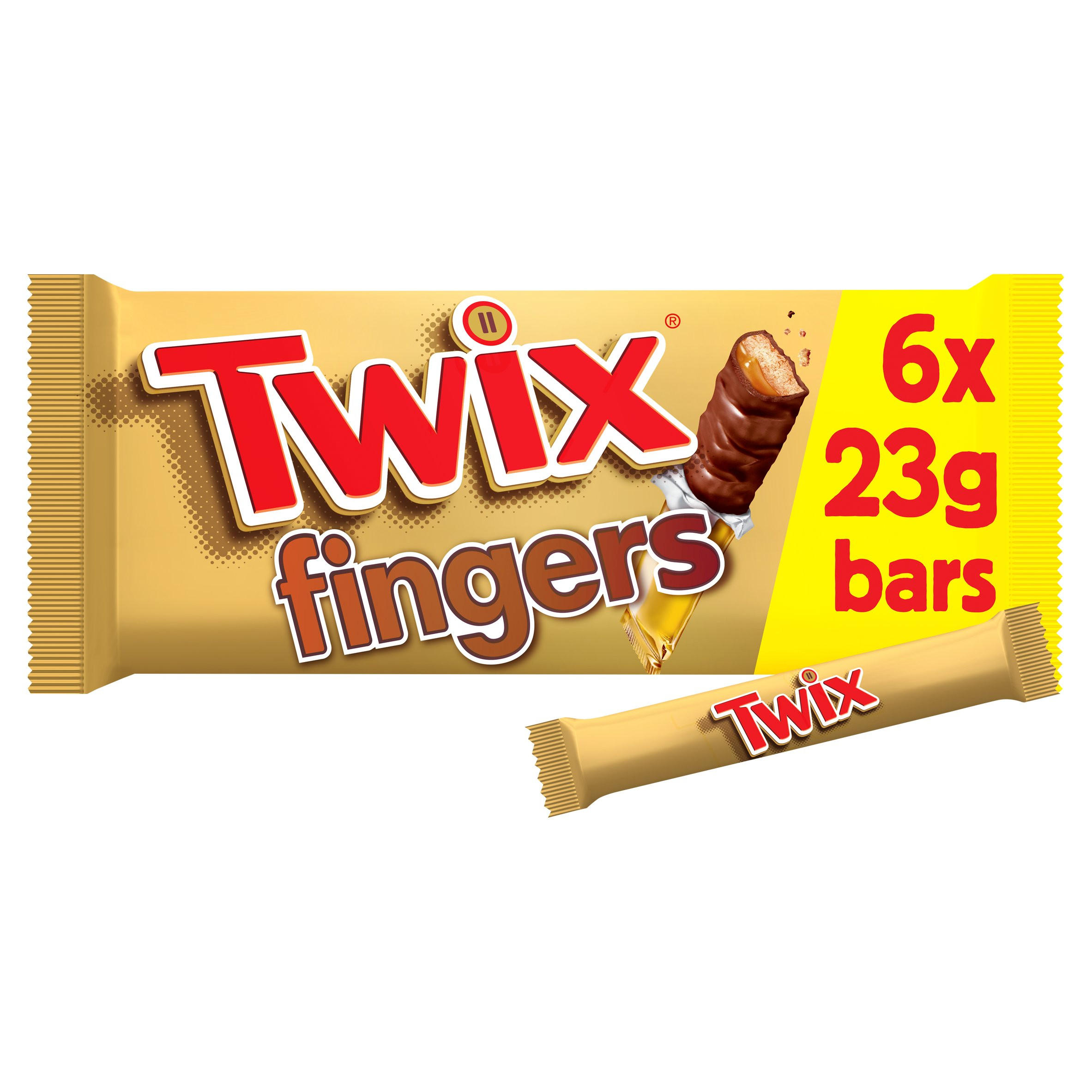 Twix Chocolate Biscuit Fingers Multipack 6 x 23g | Multipacks | Iceland ...