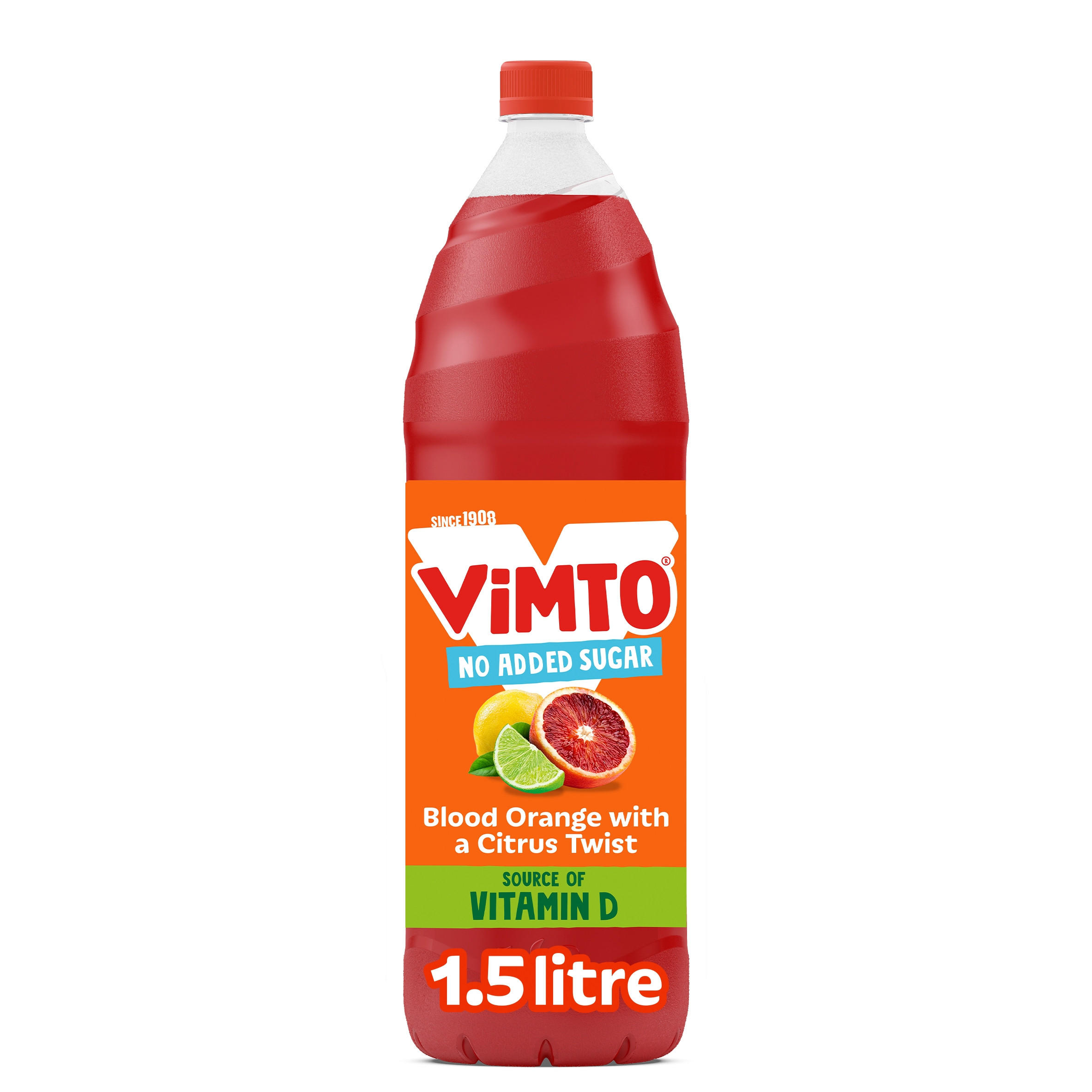 Vimto Blood Orange with a Citrus Twist 1.5 Litre | Squash & Cordial | Iceland Foods