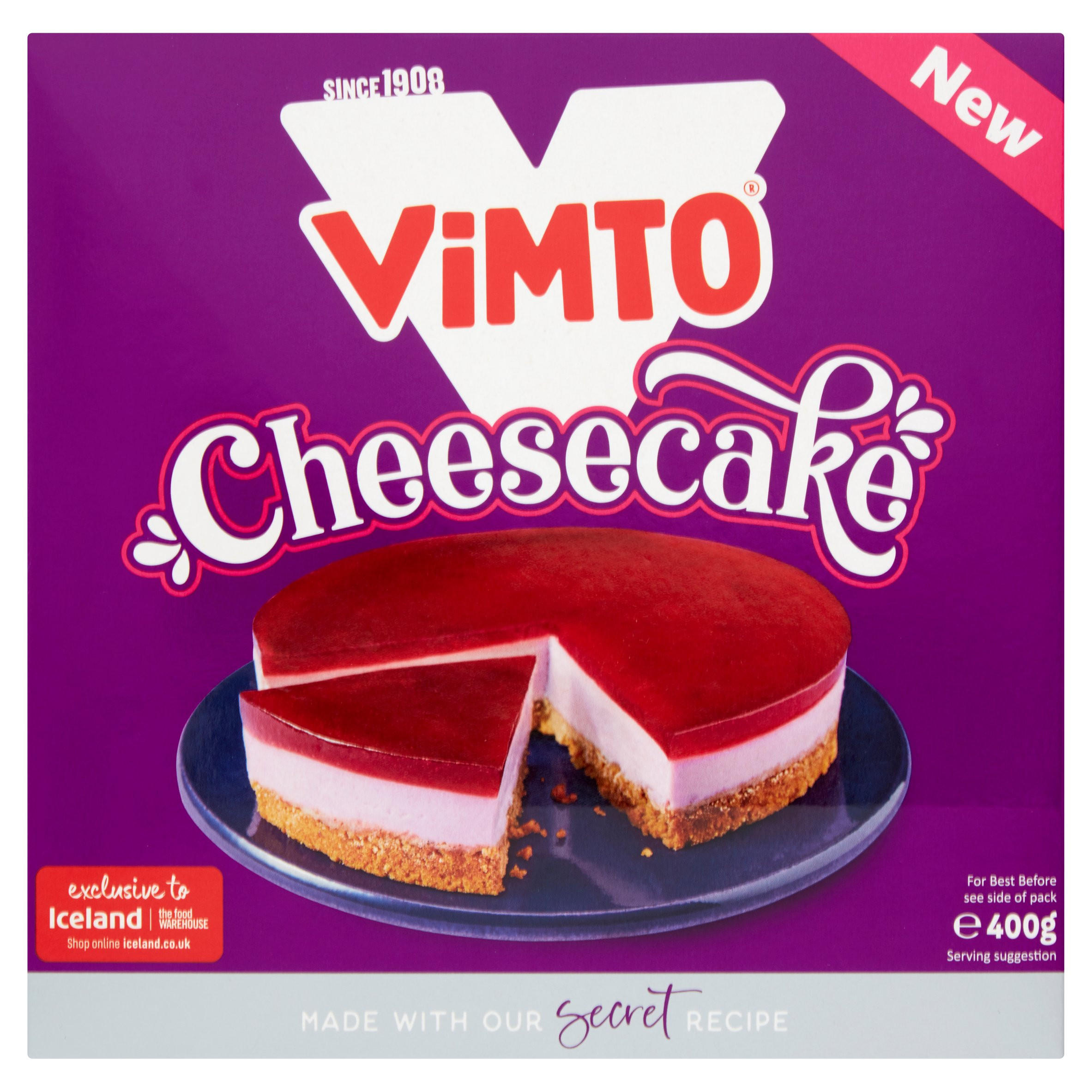 Vimto Cheesecake 400g | Desserts | Iceland Foods