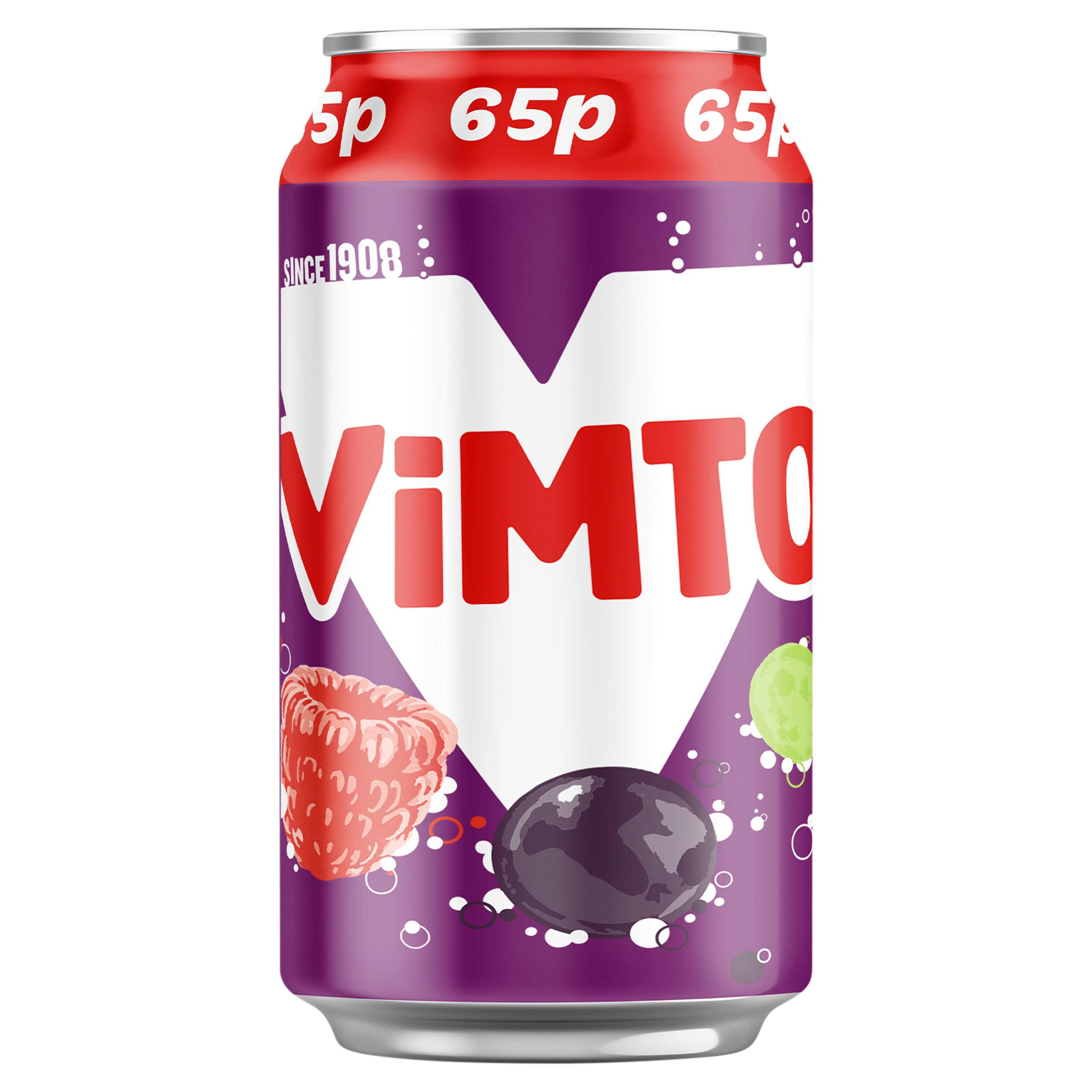 Vimto Fizzy Original Cans 330ml | Canned Drinks | Iceland Foods