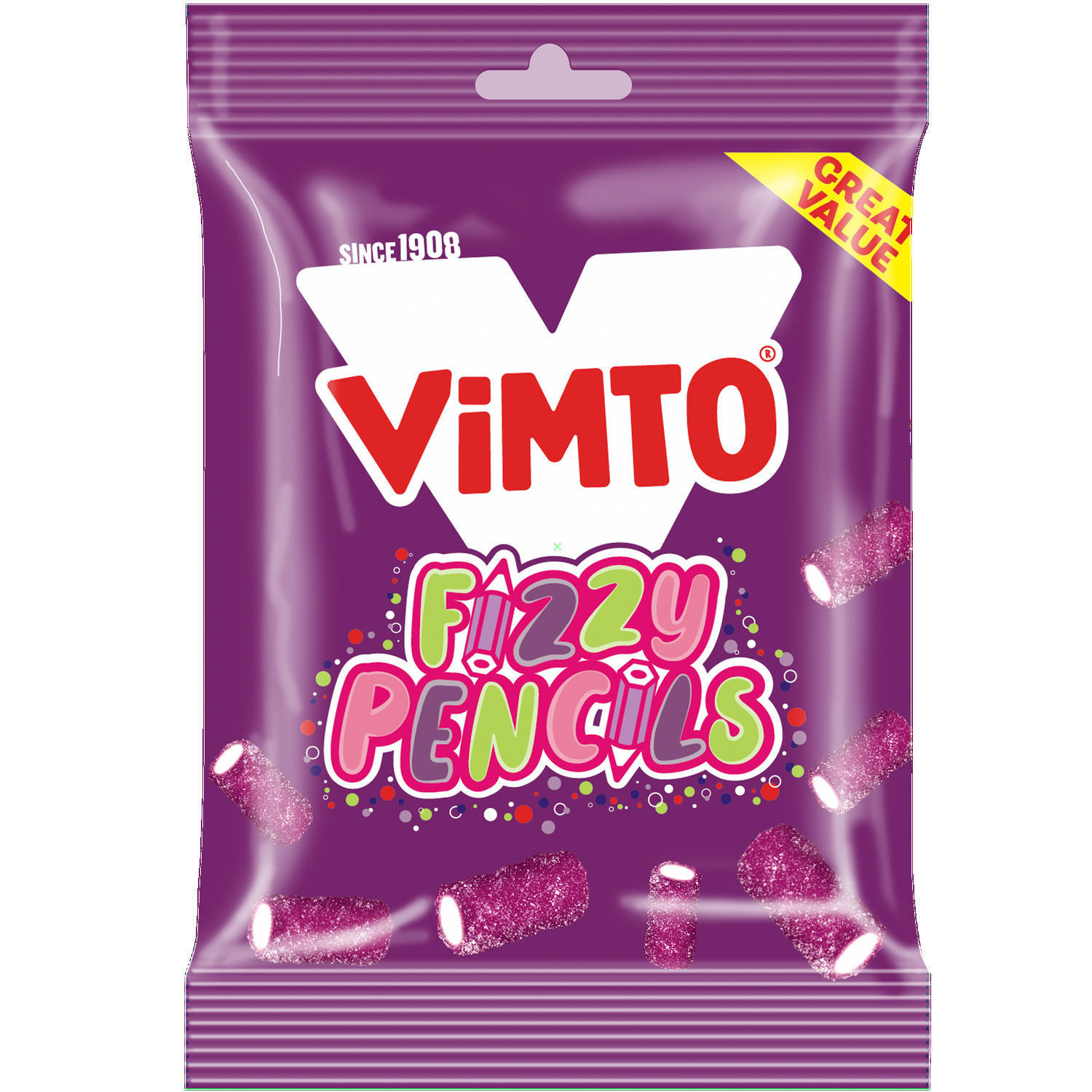 Vimto® Fizzy Pencils 220g | Sweets | Iceland Foods