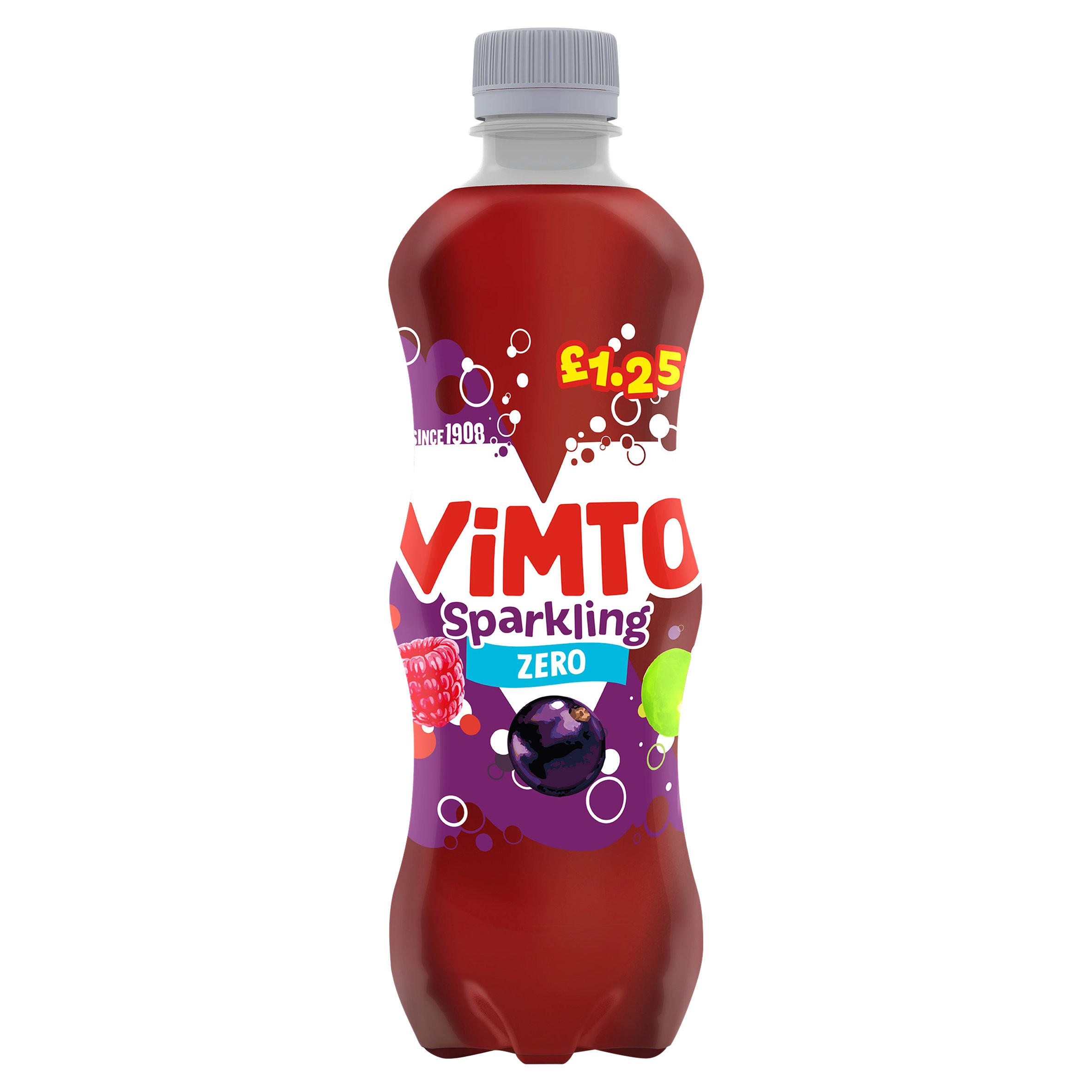 Vimto Sparkling Zero 500ml | Orange and Fruit Flavoured | Iceland Foods