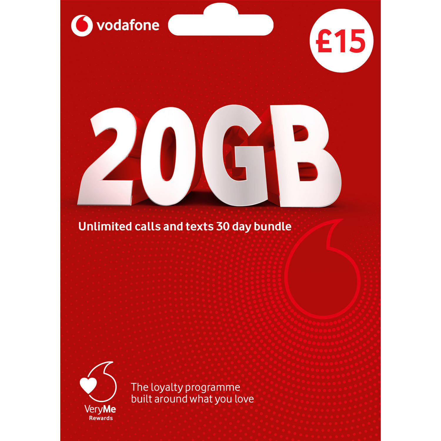 Vodafone £15 20GB Sim Card | Sim Cards | Iceland Foods