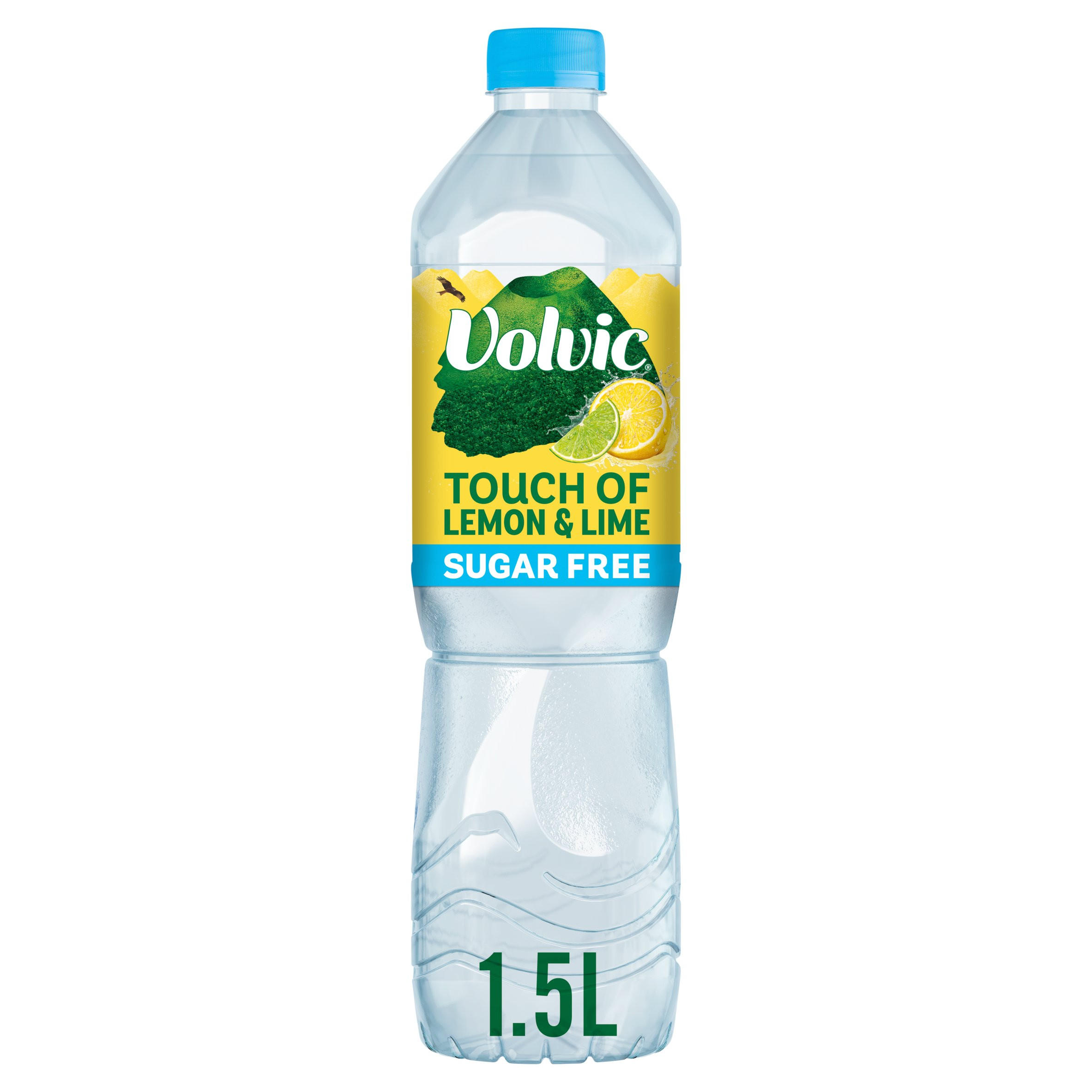 Volvic Touch of Lemon & Lime 1.5L | Still & Flavoured Water | Iceland Foods