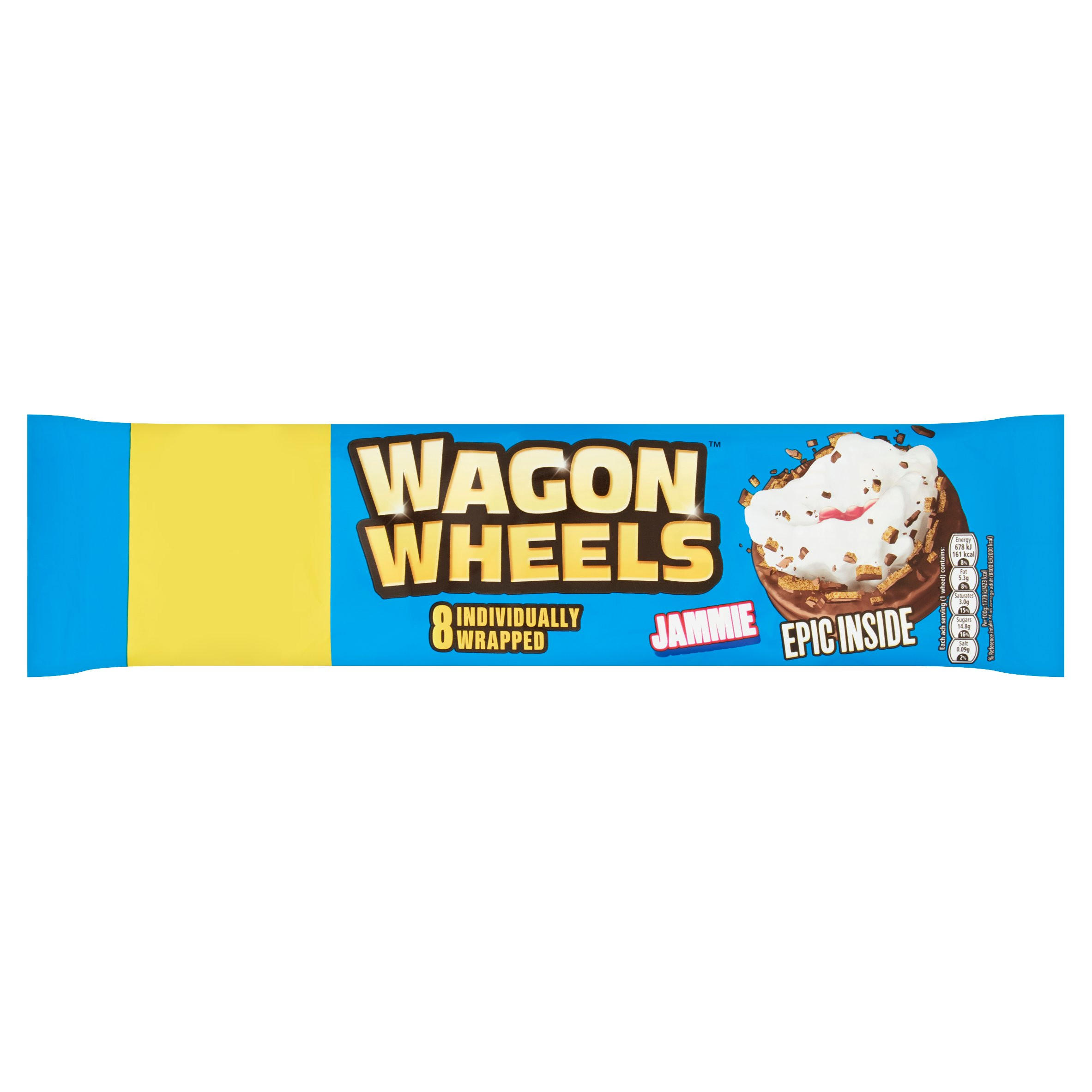 Wagon Wheels 8 Jammie | Biscuits & Beverages | Iceland Foods