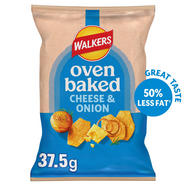 Walkers Baked Cheese Onion Snacks Crisps 37 5g Multipack Crisps
