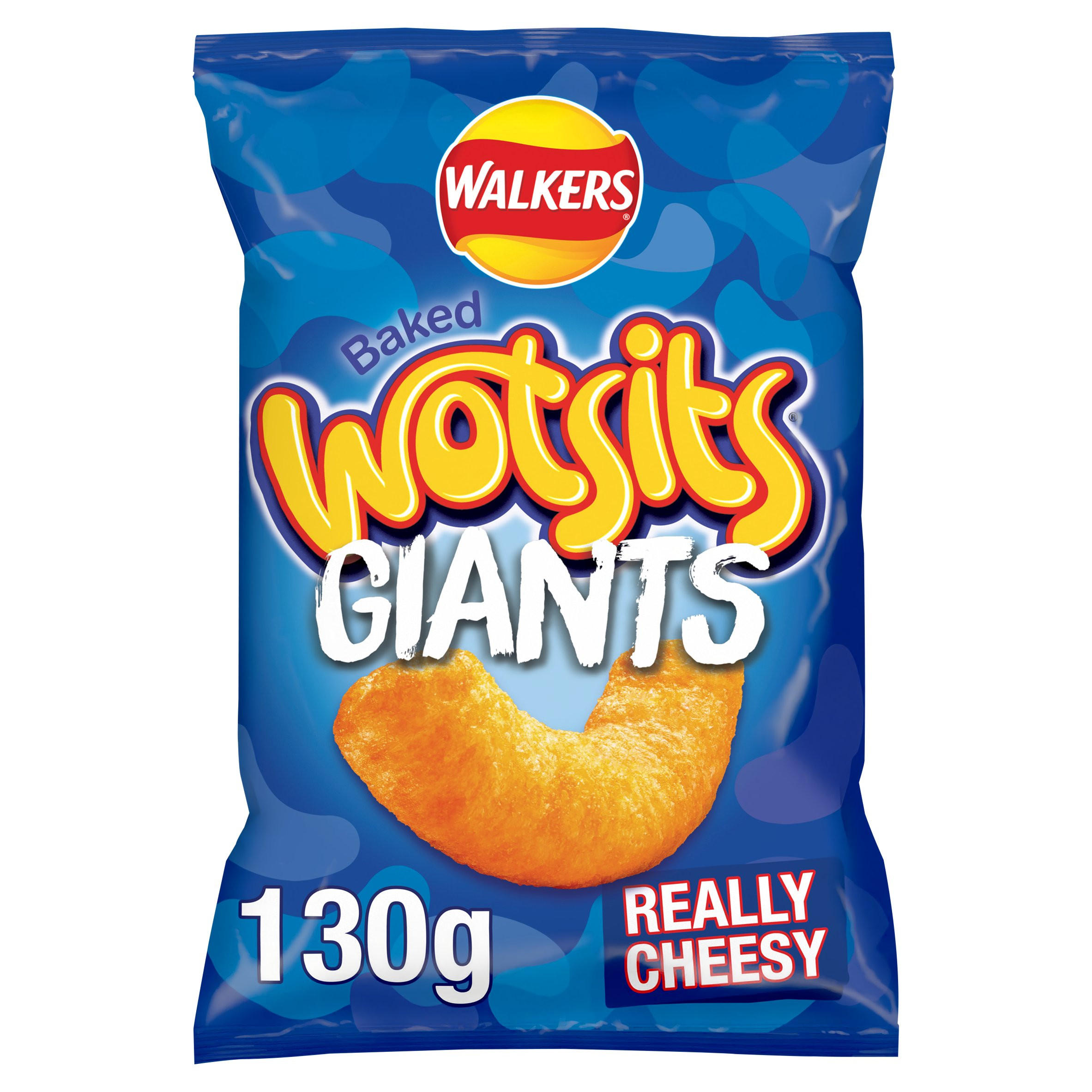 Walkers Wotsits Giants Really Cheesy Sharing Snacks Crisps 130g ...
