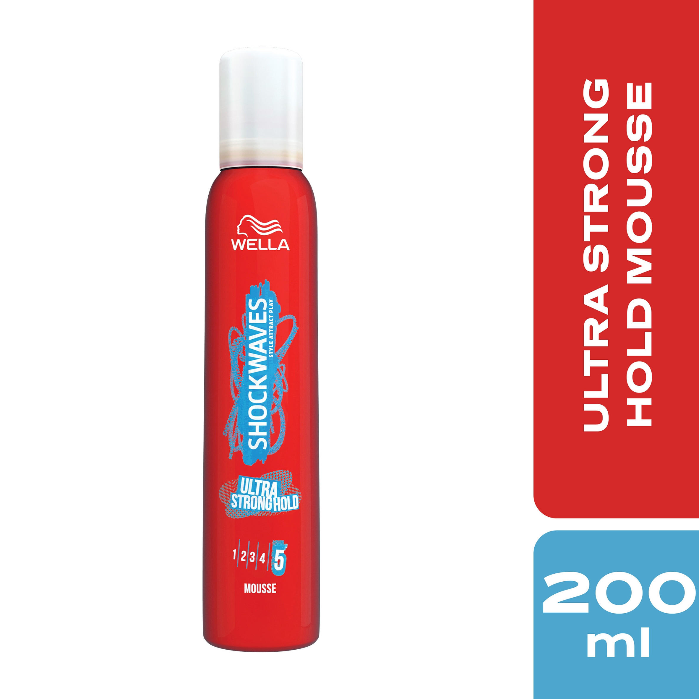 Wella Shockwaves Ultra Strong Hold Mousse, 200 ml | Mens Toiletries ...
