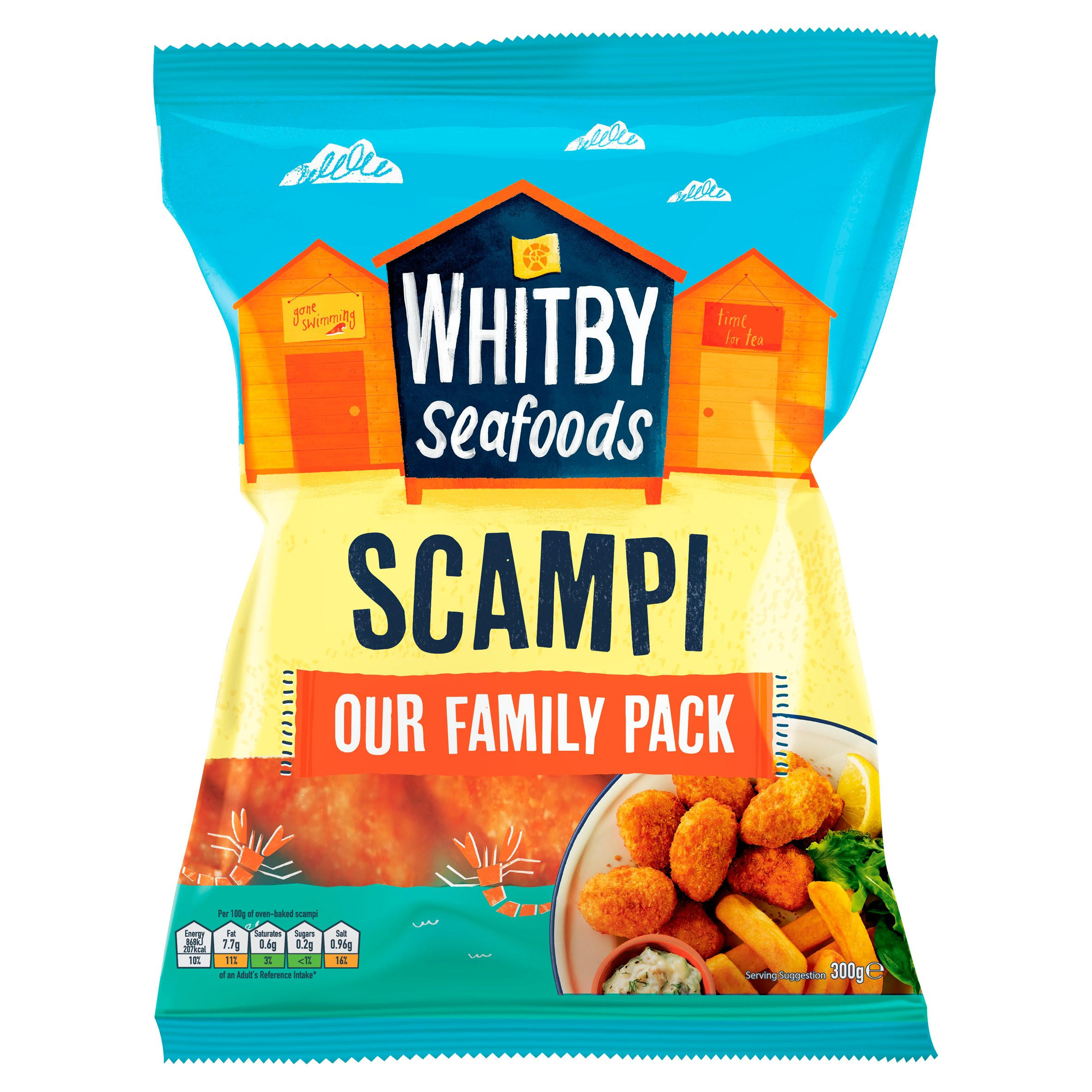 Whitby Seafoods Scampi 300g | Fish Fingers, Fish Cakes & Scampi ...