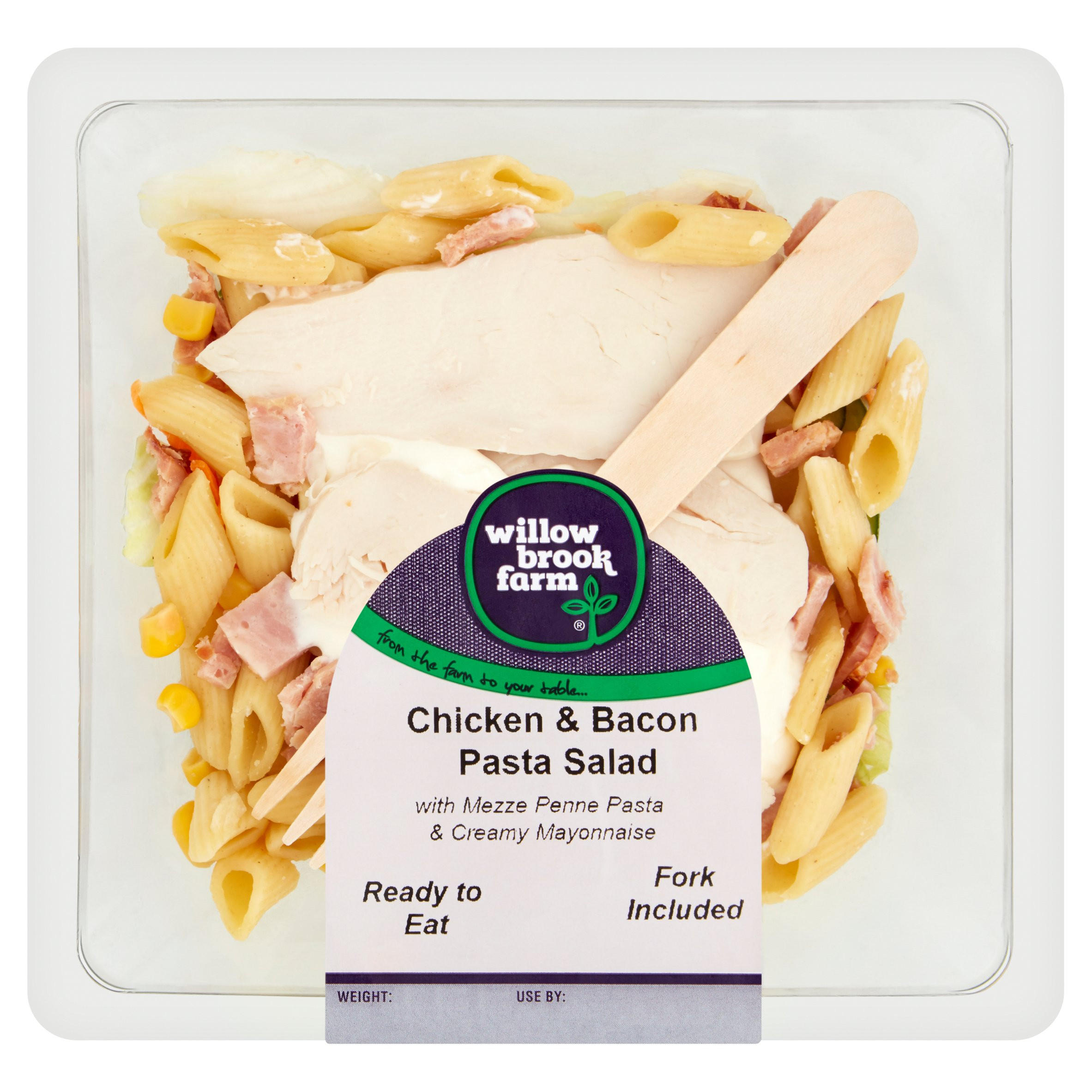 Willow Brook Farm Chicken & Bacon Pasta Salad 350g | Iceland Foods