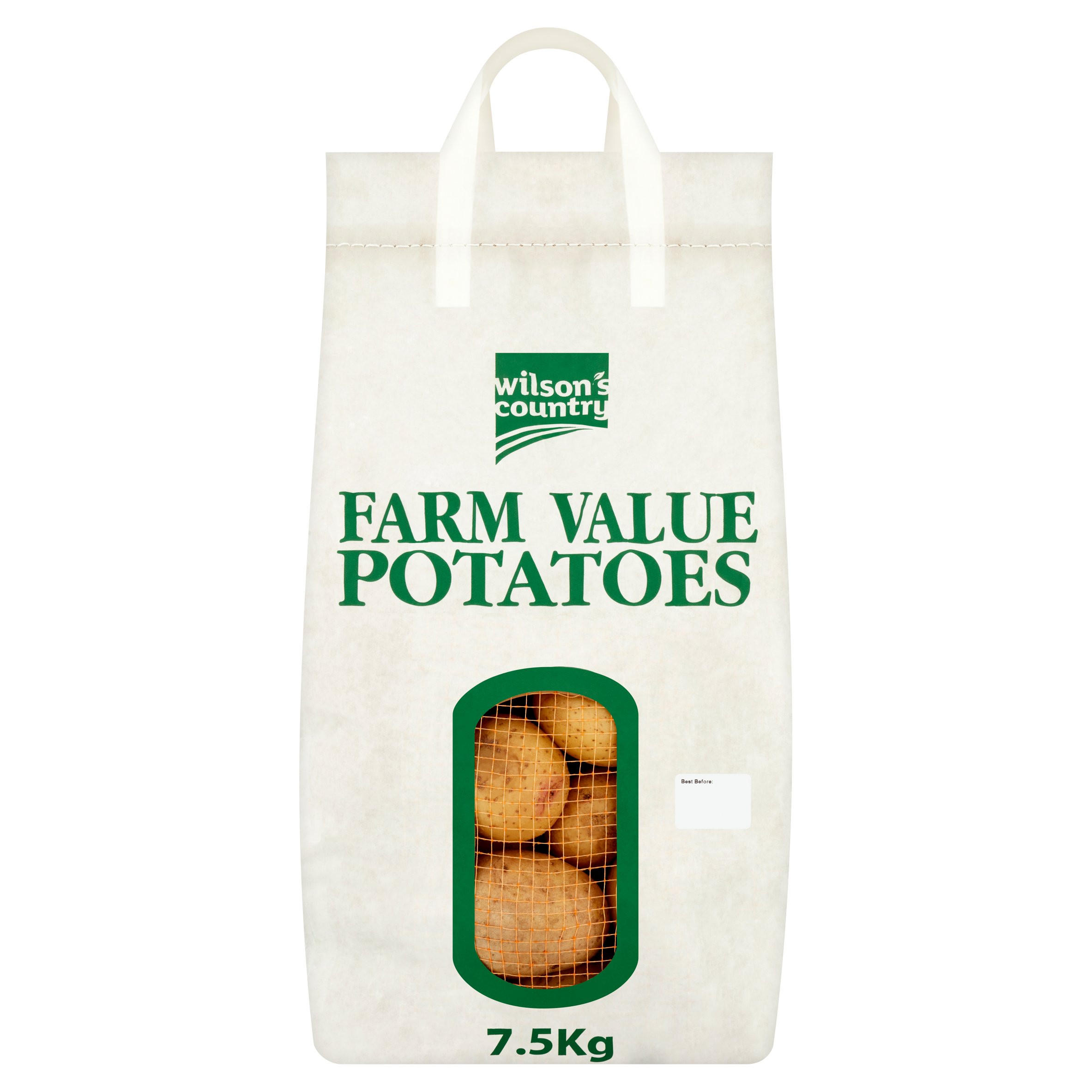 Wilson's Country Farm Value Potatoes 7.5kg | Potatoes | Iceland Foods